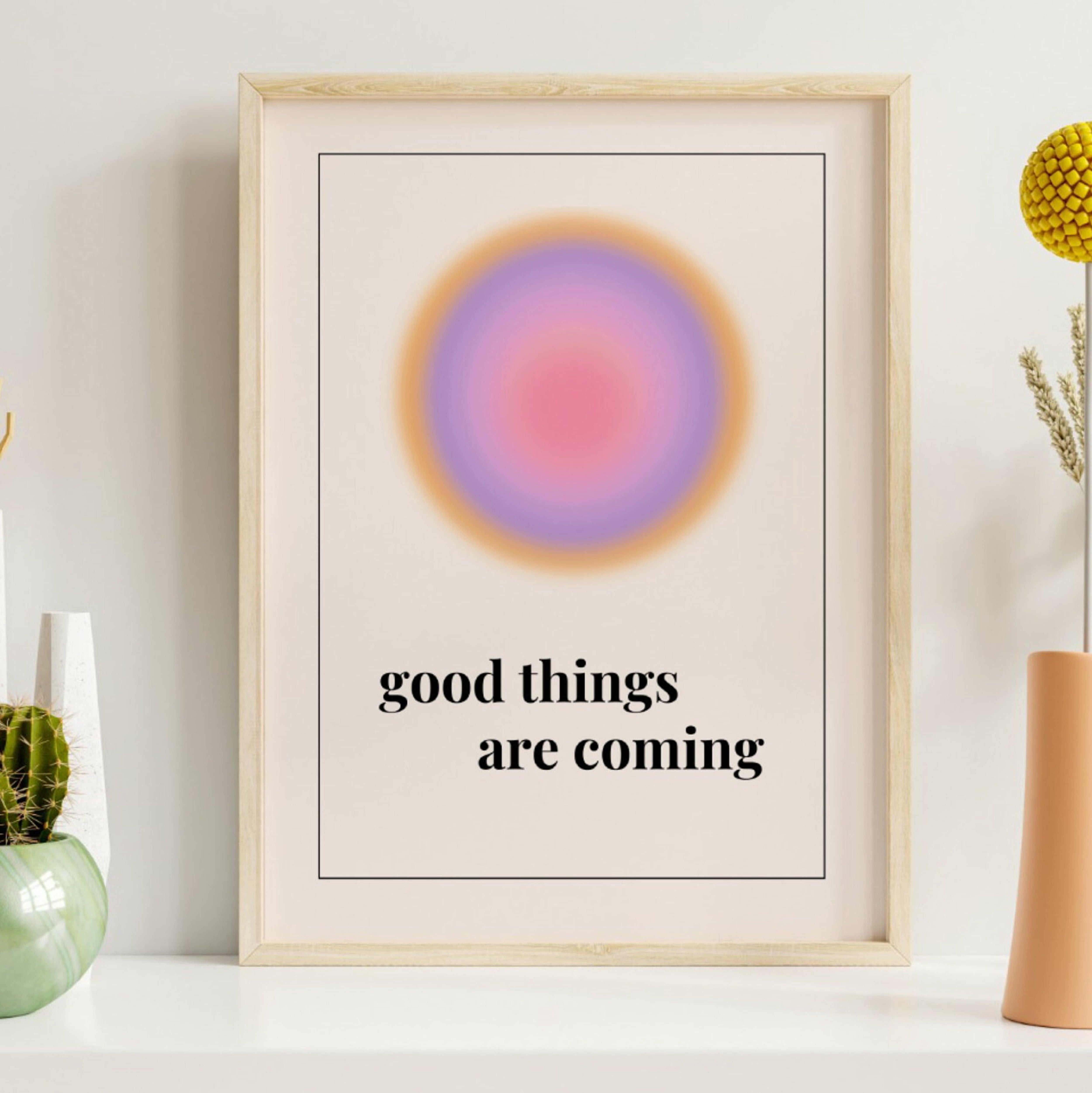 POSTER Good Things Are Coming Poster,Inspiration Poster,Affirmational ...