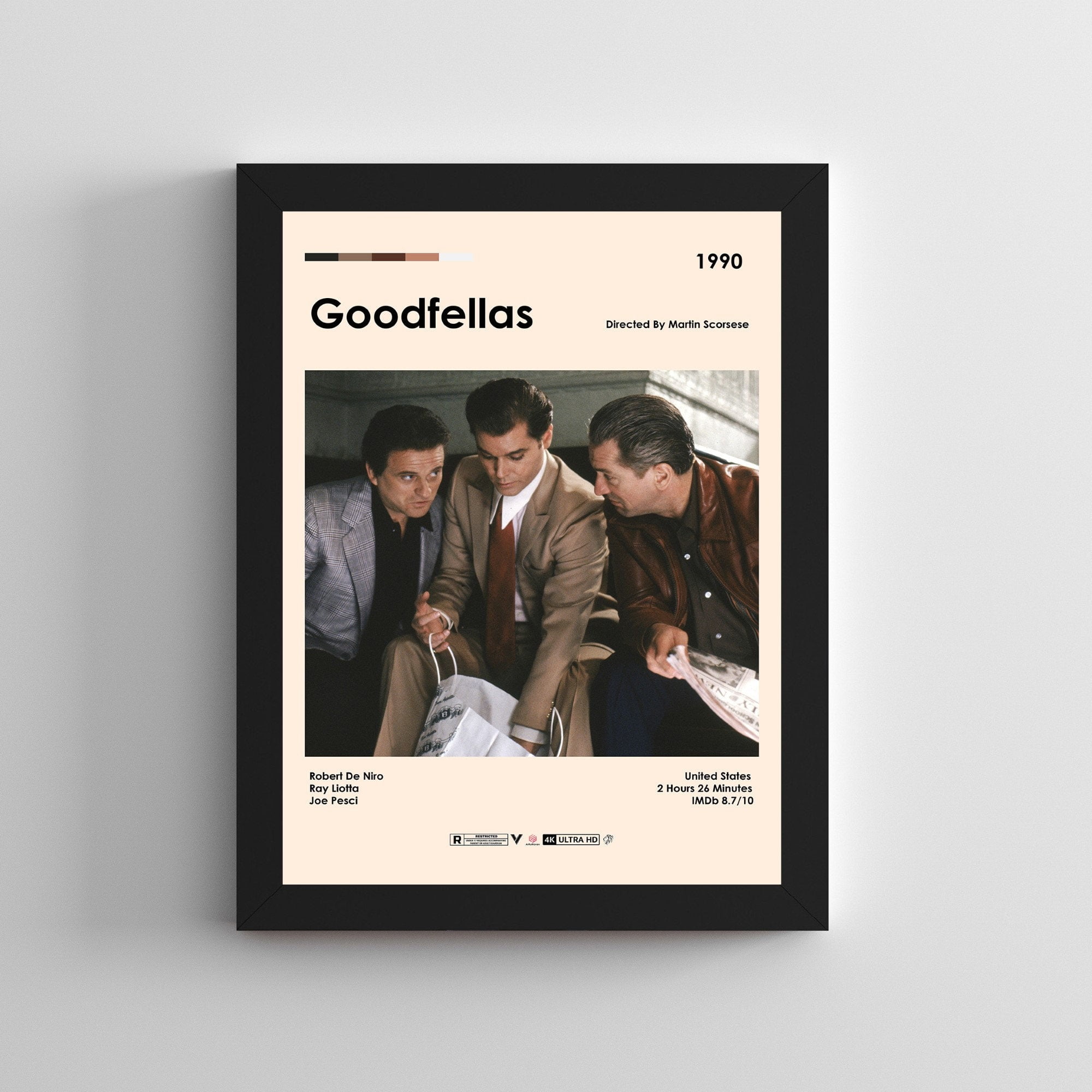 POSTER Goodfellas 1990 Joe Pesci Film / Movie Poster Art -UNFRAMED ...