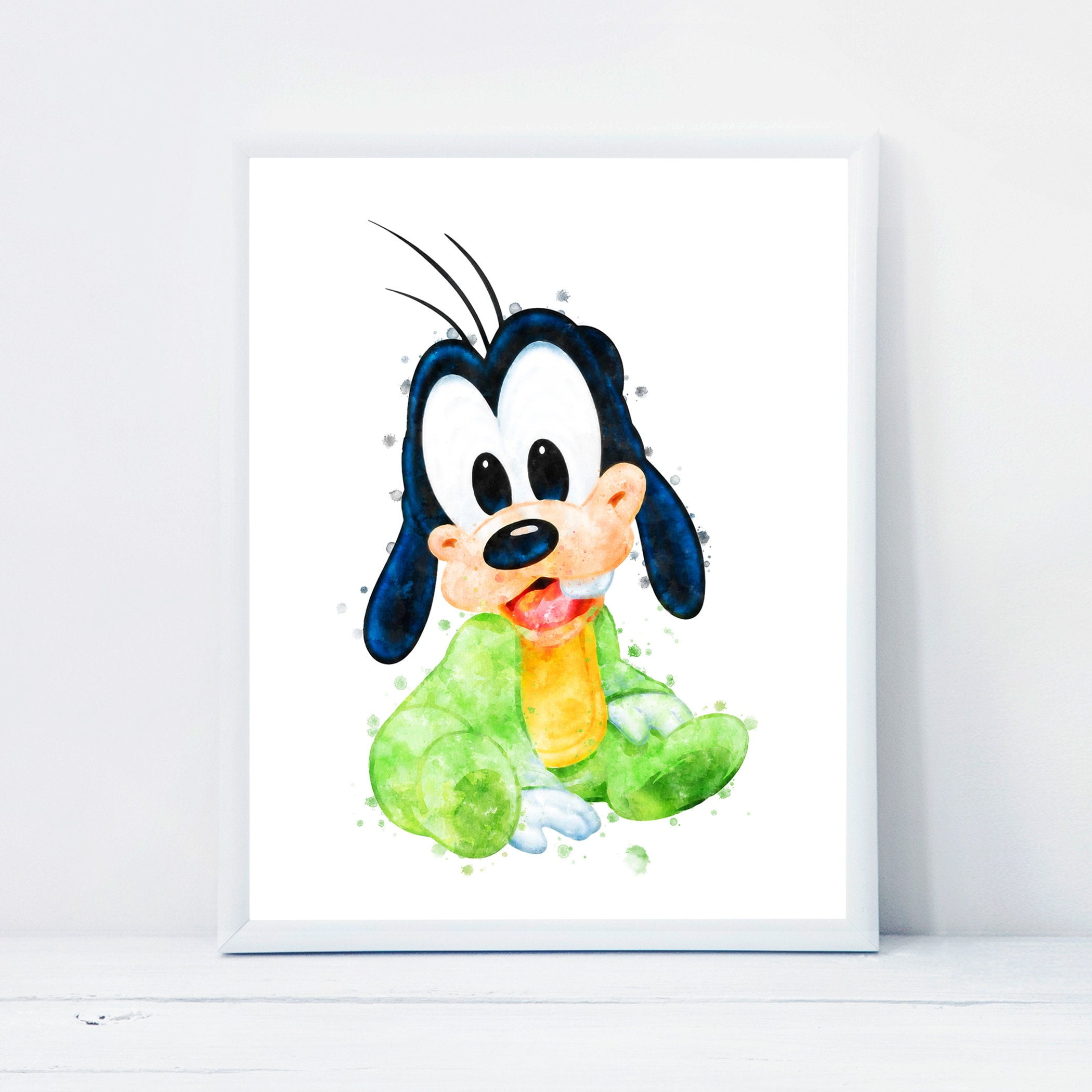 POSTER Goofy Print Baby Gofy Watercolor Painting Baby Goofy Printable ...