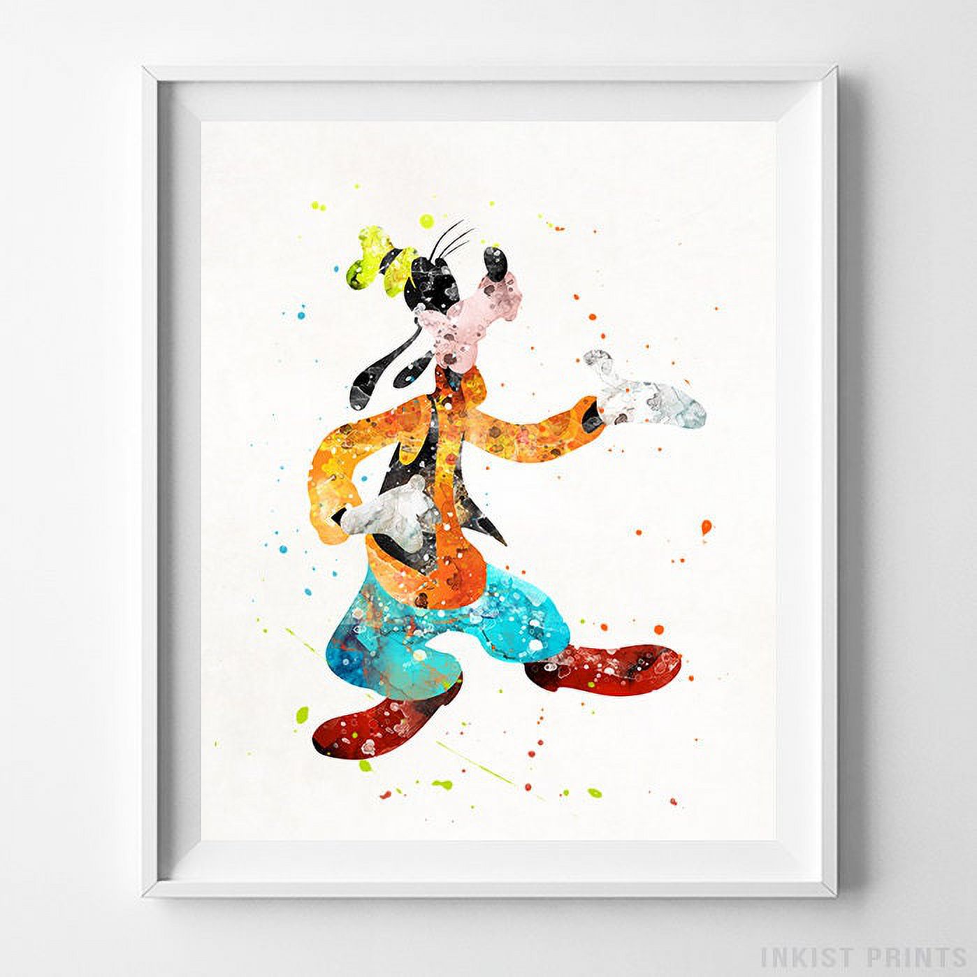 POSTER Goofy Print, Goofy Poster, Goofy Watercolor Art, Goofy Decor ...