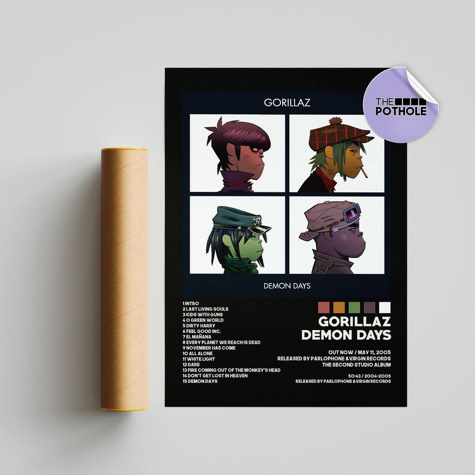 POSTER Gorillaz Posters / Demon Days Poster / Album Cover Poster, Print ...