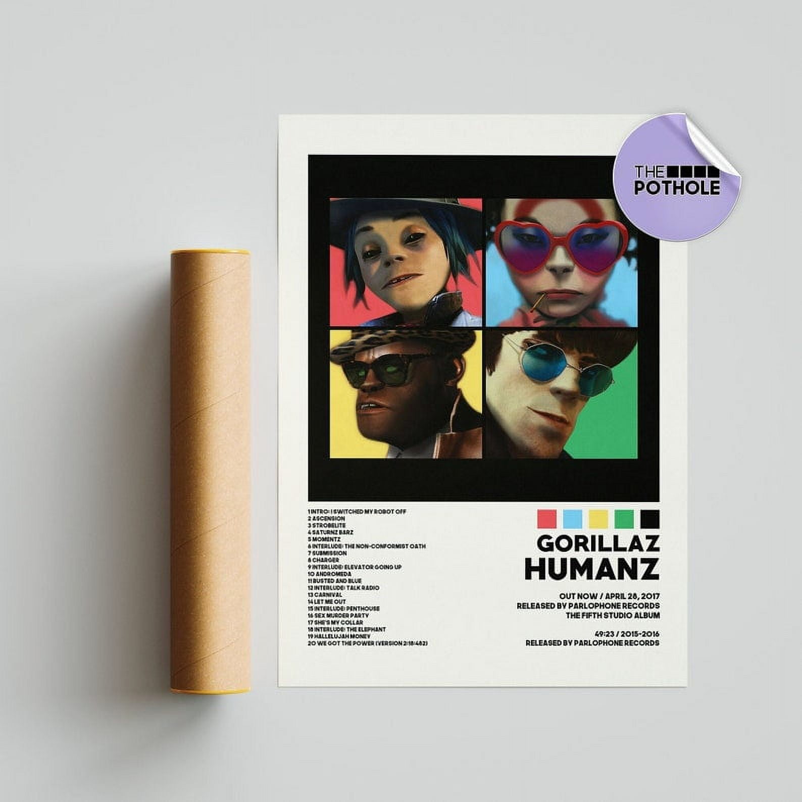 POSTER Gorillaz Posters / Humanz Poster / Album Cover Poster, Print ...