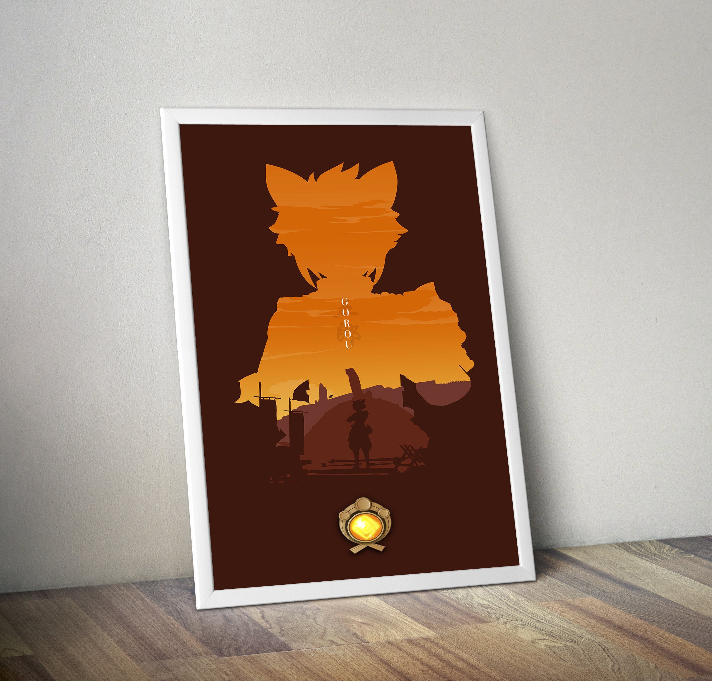 POSTER Gorou Genshin Impact Genshin Impact Poster Anime Twitch Decor ...