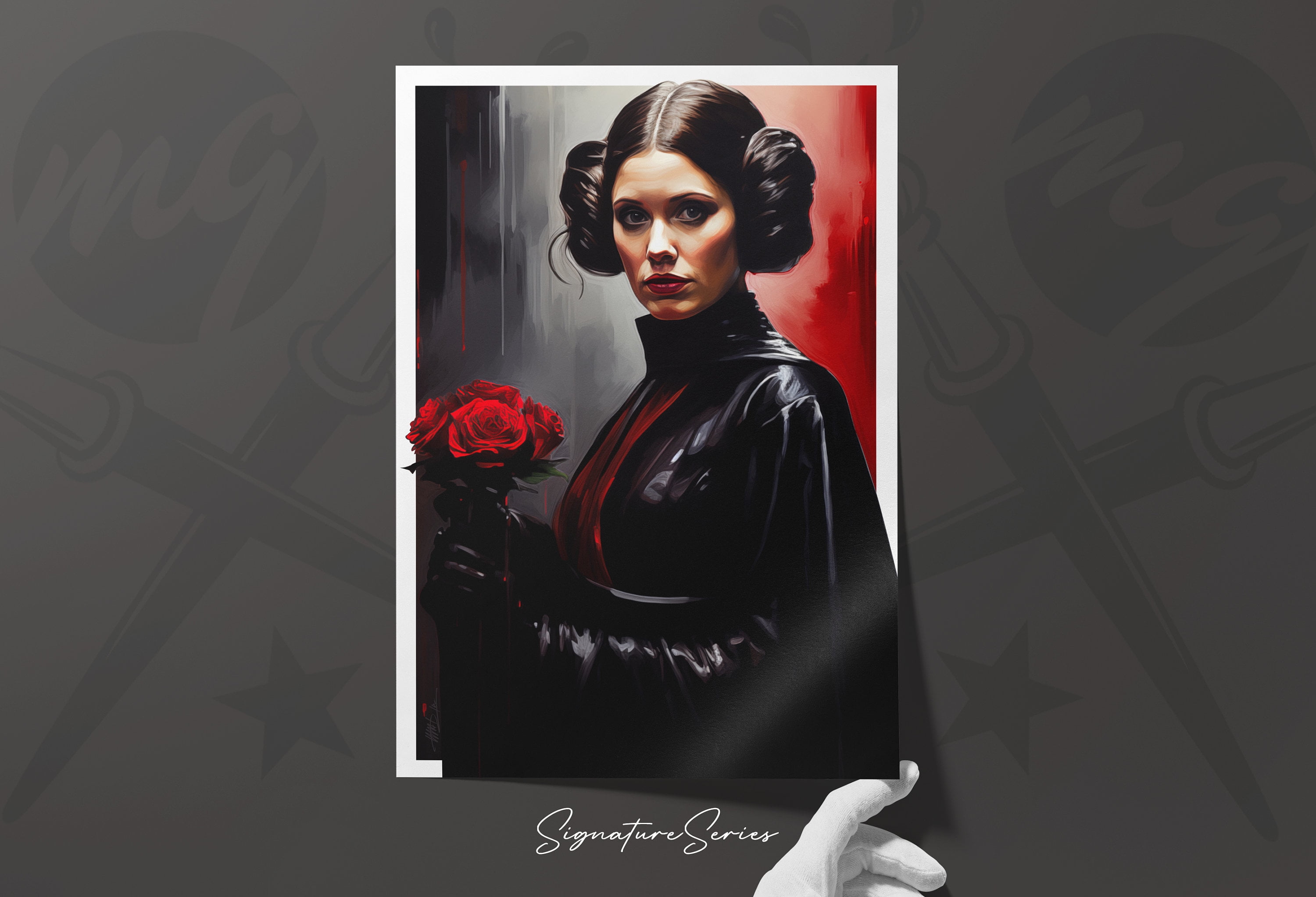 POSTER Goth Sith Princess Leia Star Wars Fan Art - Limited Edition ...