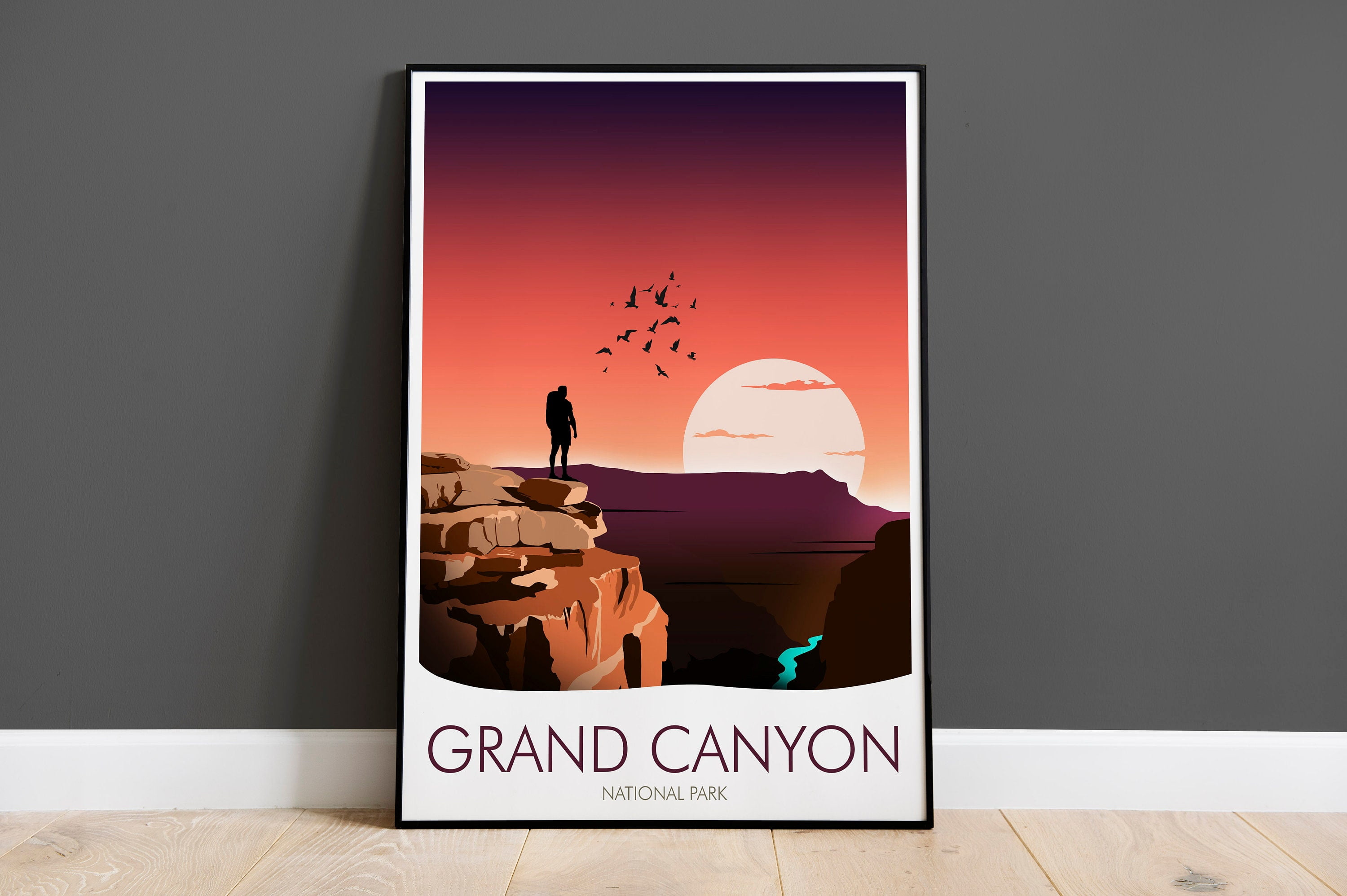 POSTER Grand Canyon National Park Print, Grand Canyon Poster Print ...