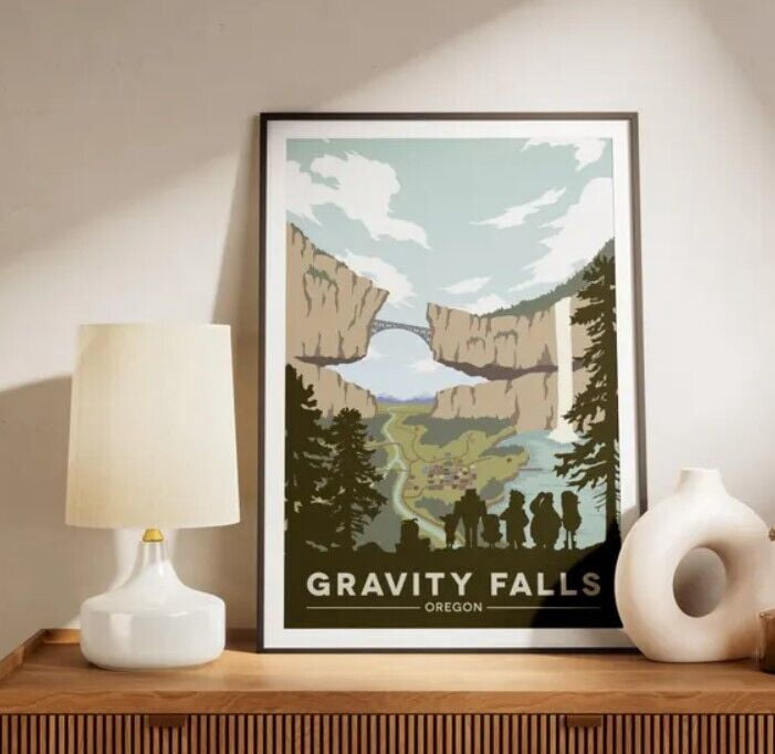POSTER Gravity Falls Poster Gravity Falls TV Show Poster-12x18-UNFRAMED ...