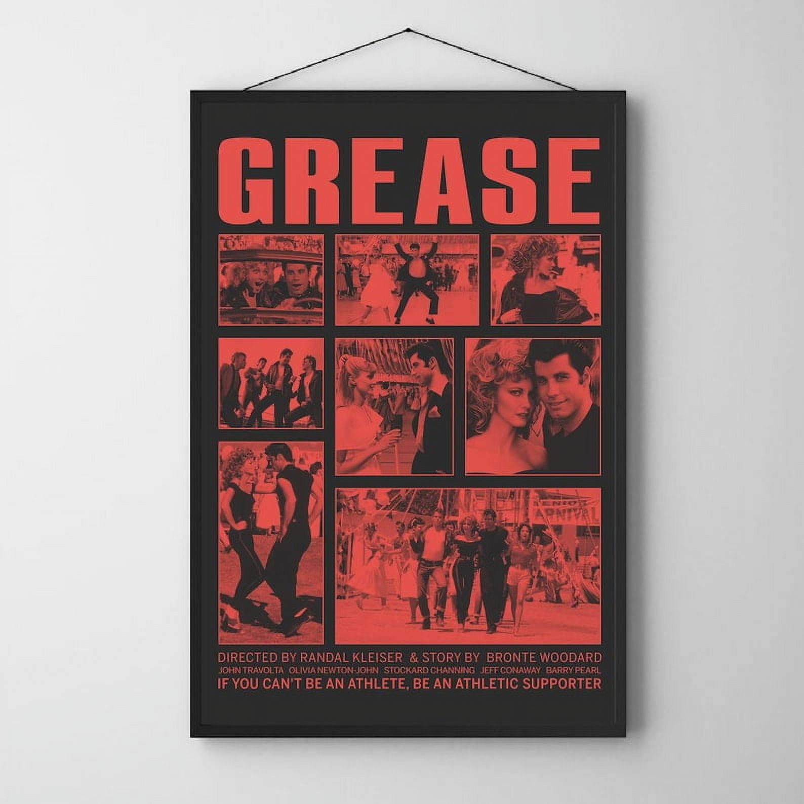 POSTER Grease 1978 Movie Poster, Grease Broadway Poster, Grease Film Poster, Modern Vintage Film ...