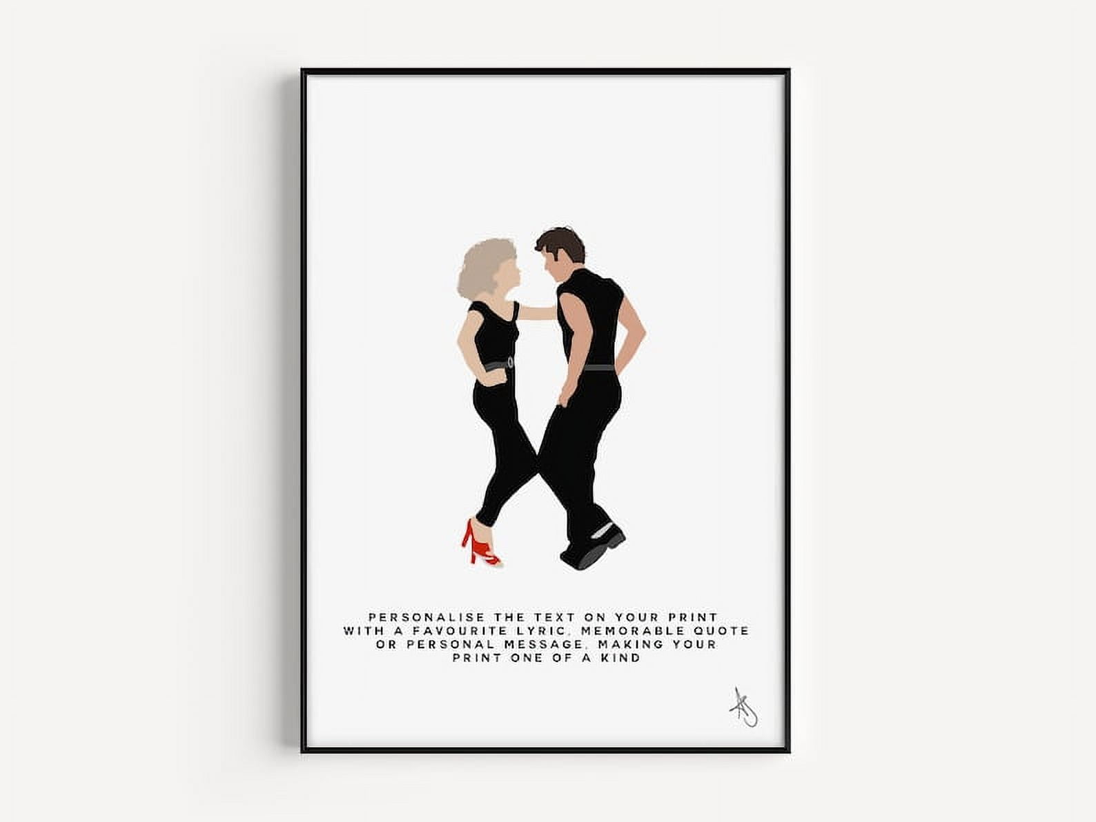 POSTER Grease Inspired Print | Movie, Film, Musical, Gift, Movie Quotes ...