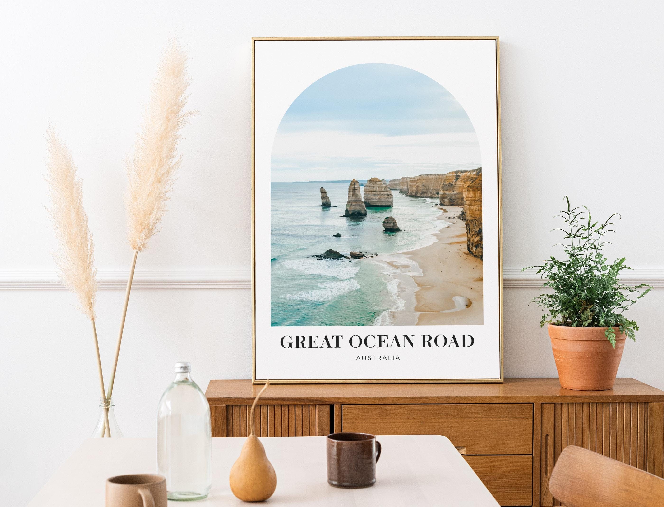 POSTER Great Ocean Road Travel Wall Art, Aesthetic Wall Art Australian ...