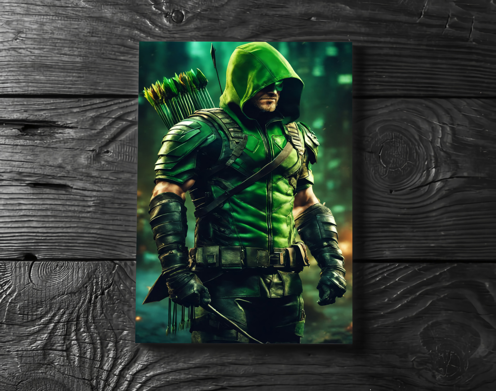 POSTER Green Arrow DCU Comic Poster Print-16x24-UNFRAMED - Walmart.com