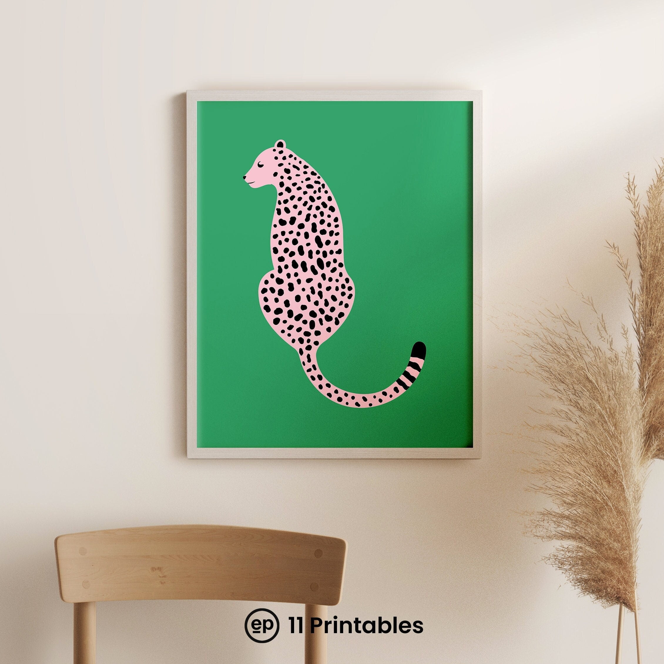 POSTER Green Cheetah Poster, Cheetah Poster, Cheetah Poster, Leopard ...
