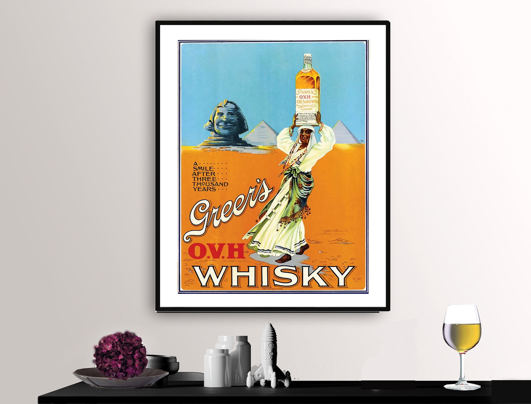 POSTER Greer's Whisky Vintage Food&Drink Poster - Poster Paper, Sticker / Gift Idea / Wall Decor ...