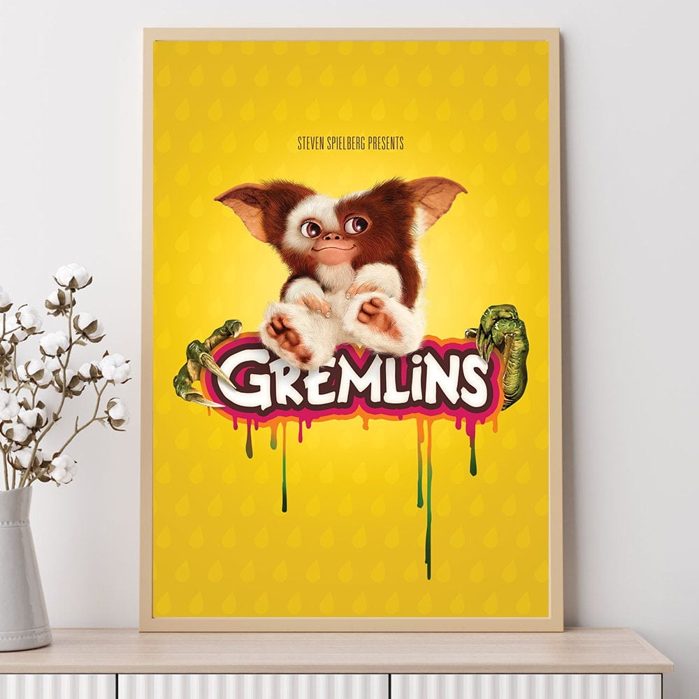 POSTER Gremlins--Movie Poster, Art Prints, Home Decor,Wall Art-UNFRAMED ...