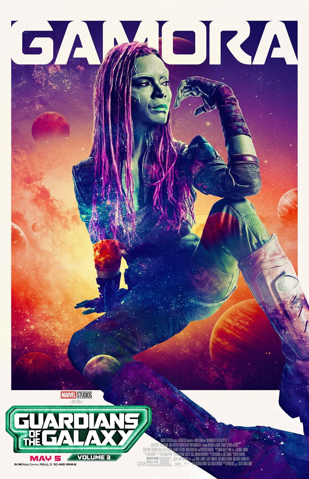 POSTER Guardians of the Galaxy Vol 3 Film 2023 Gamora Movie Poster ...