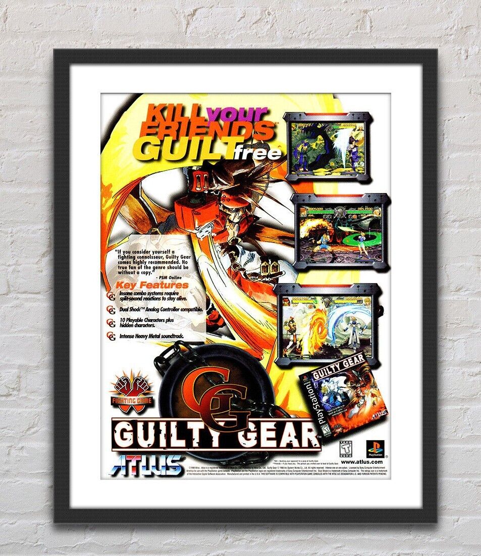 POSTER Guilty Gear Playstation PS1 Poster-24x36-UNFRAMED - Walmart.com
