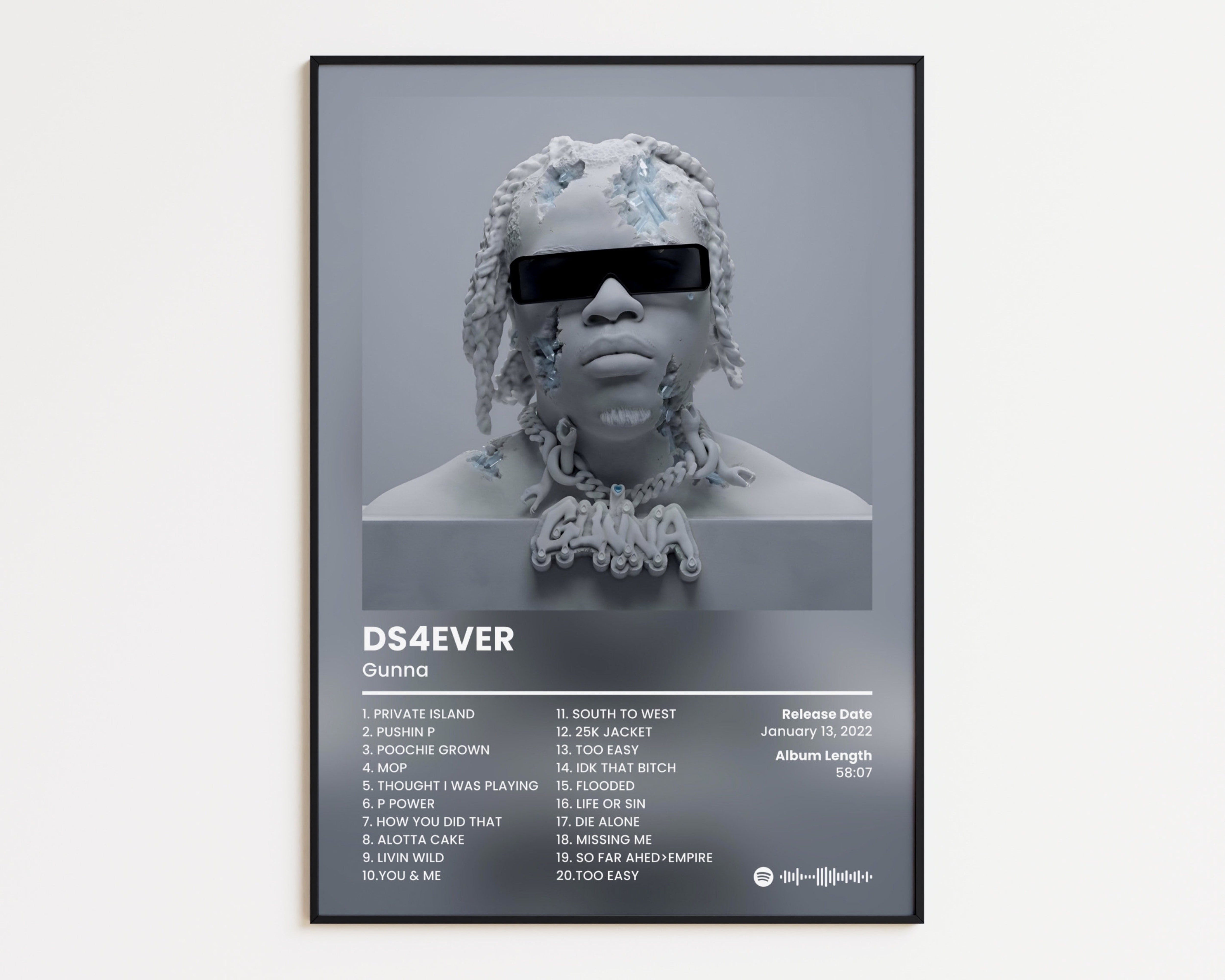 POSTER Gunna Cover Poster, DS4EVER Print, Classics Rap Poster, Hip Hop Wall Art, Album Cover ...