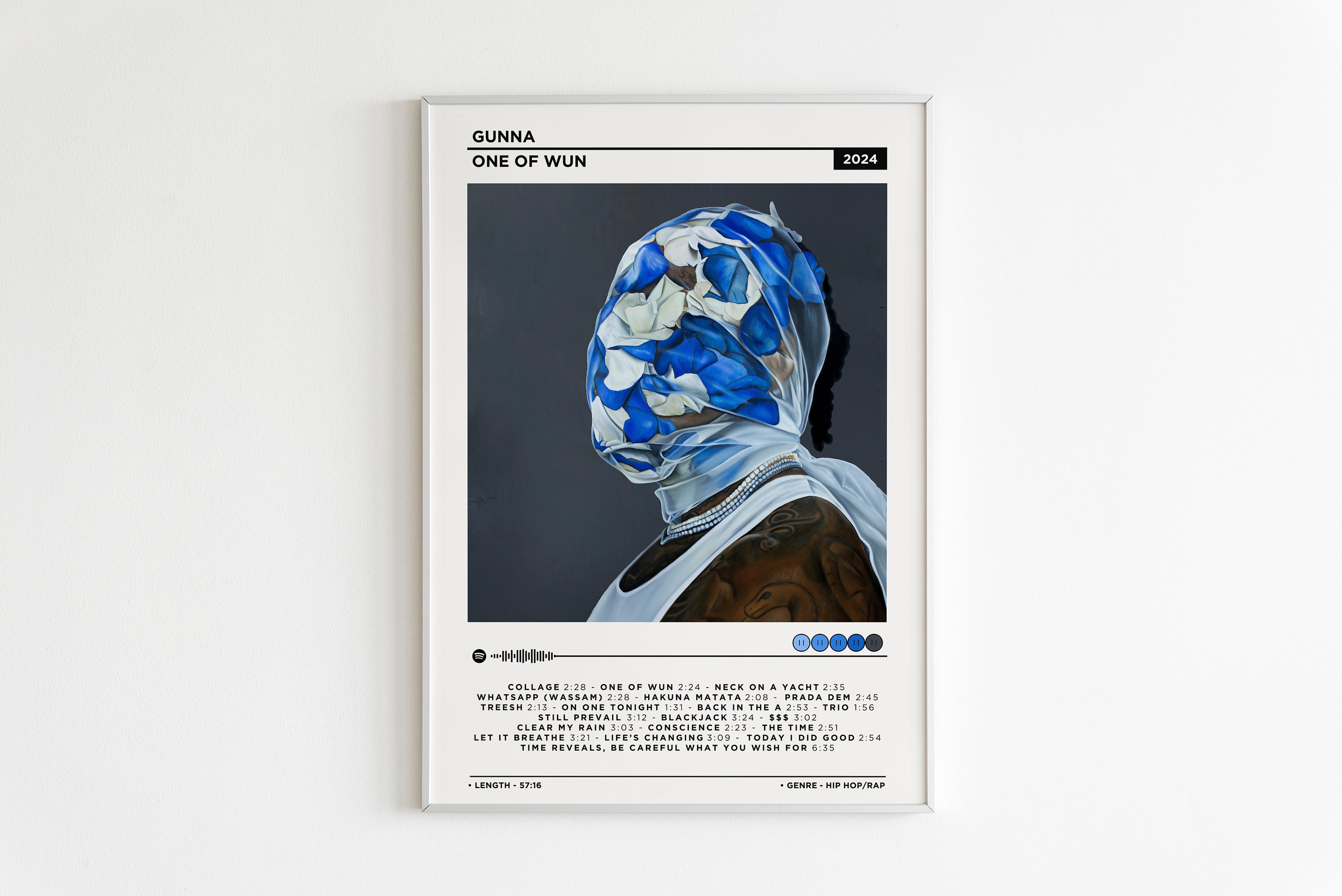 POSTER Gunna - One Of Wun Album Poster / Album Cover Poster / Music ...