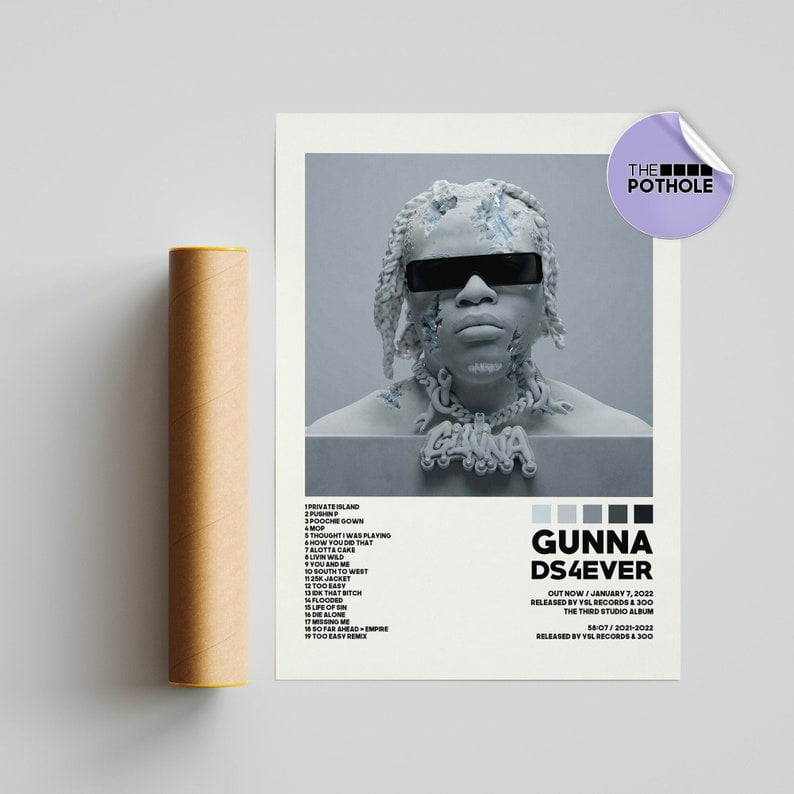 POSTER Gunna Poster | DS4EVER Poster | Gunna, Tracklist Album Cover ...