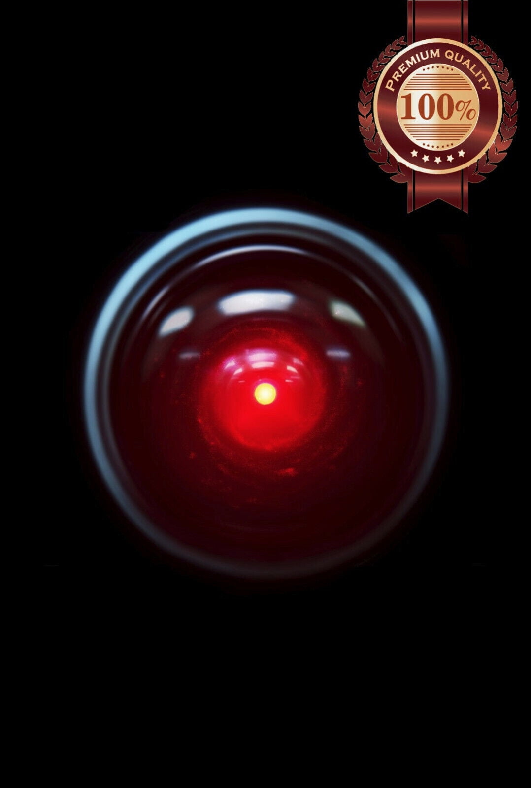 POSTER HAL 9000 LENS FROM 2001 SPACE ODYSSEY CINEMA MOVIE WALL ART ...