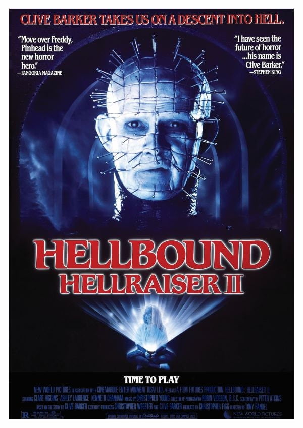 POSTER HELLRAISER 2 Hellbound Slasher/Thriller Movie POSTER-UNFRAMED - Walmart.com