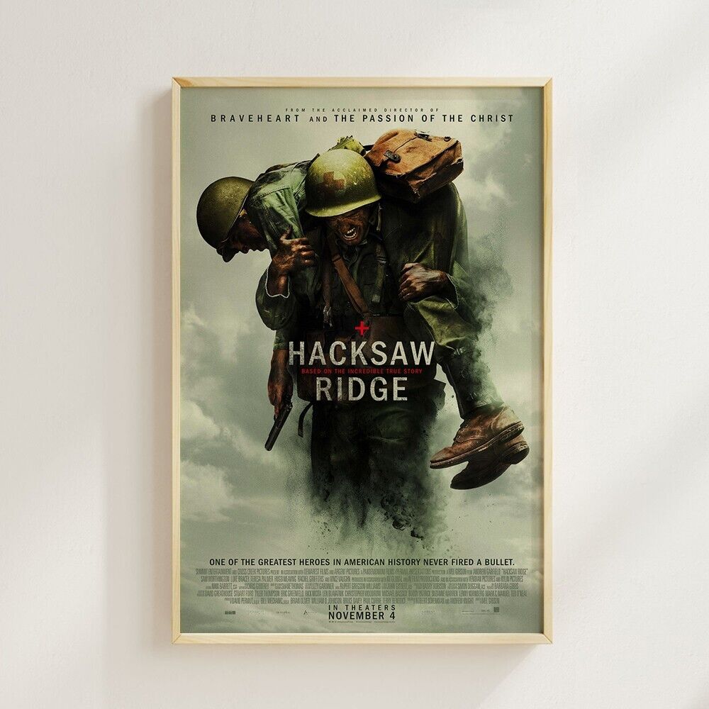 POSTER Hacksaw Ridge 2016 Movie Poster Wall Decor Art Print Poster ...