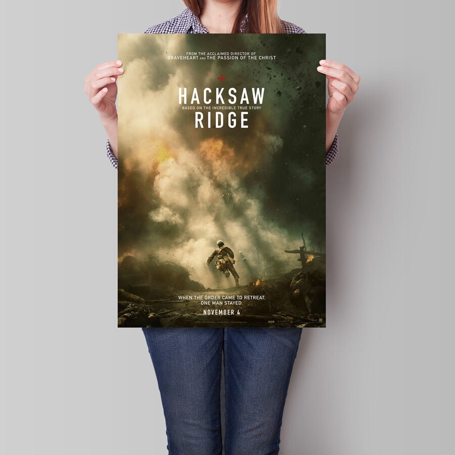 POSTER Hacksaw Ridge Movie Poster 2016 Mel Gibson Film-8x12-UNFRAMED ...