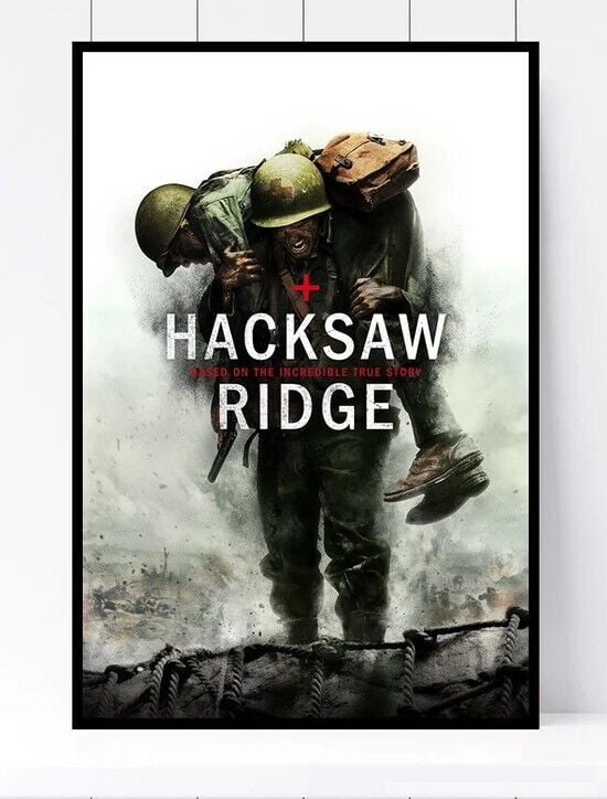 POSTER Hacksaw Ridge Movie Poster, Wall Art Home Decor, Art Poster-8x12 ...