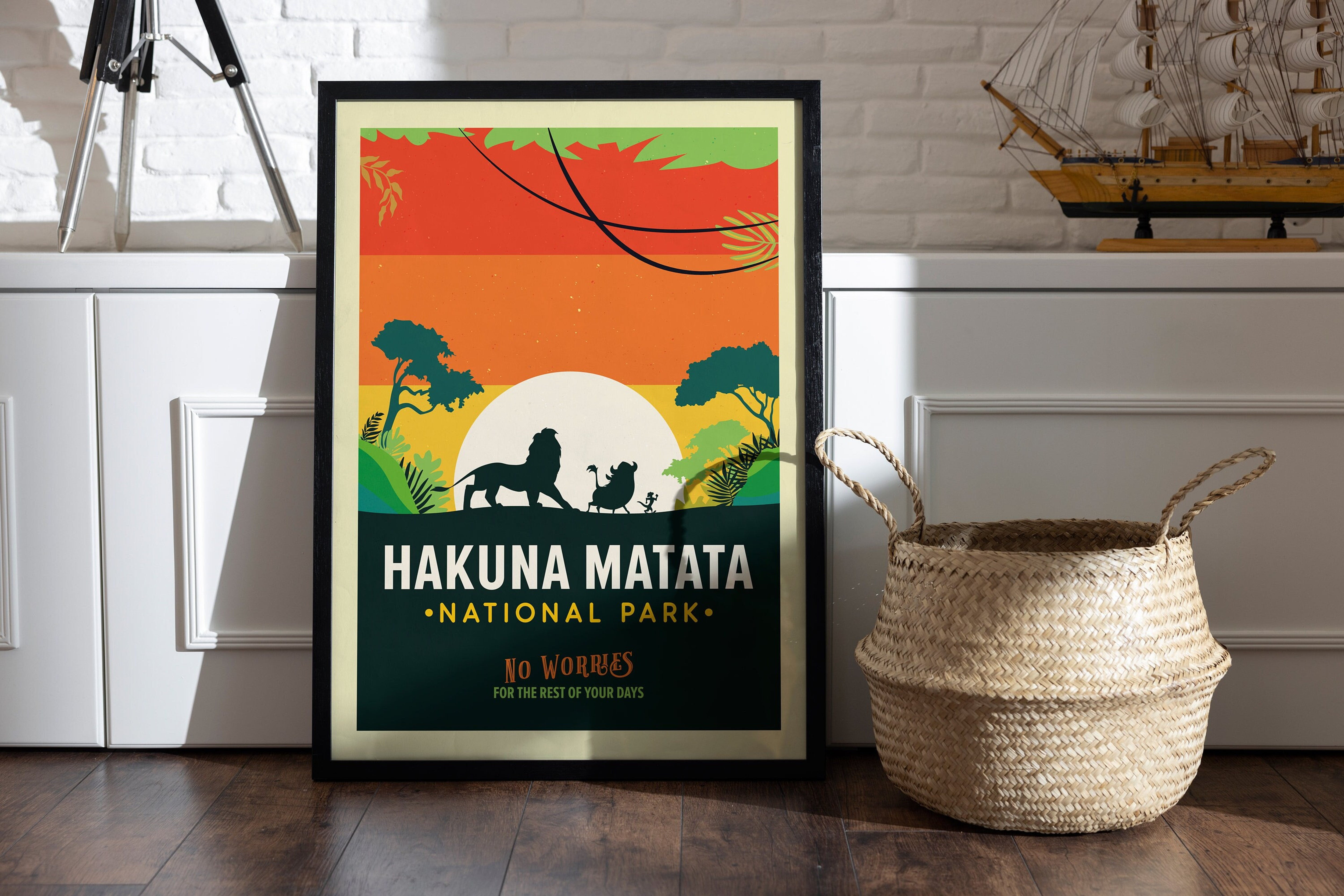 POSTER Hakuna Matata Poster, Disney The Lion King Poster, Lion King Wall Art, Lion King Art ...