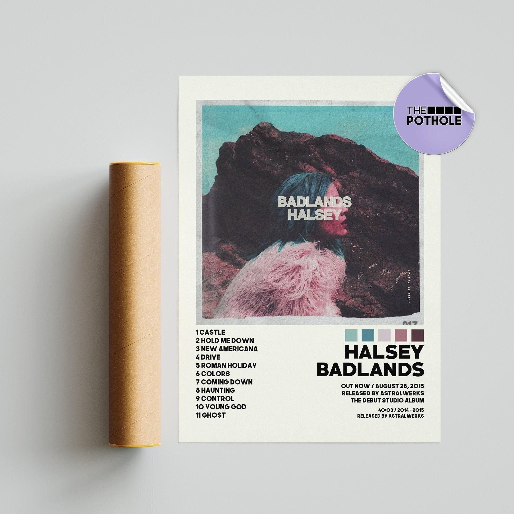POSTER Halsey Badlands / Halsey Posters / Badlands Poster / Album Cover ...