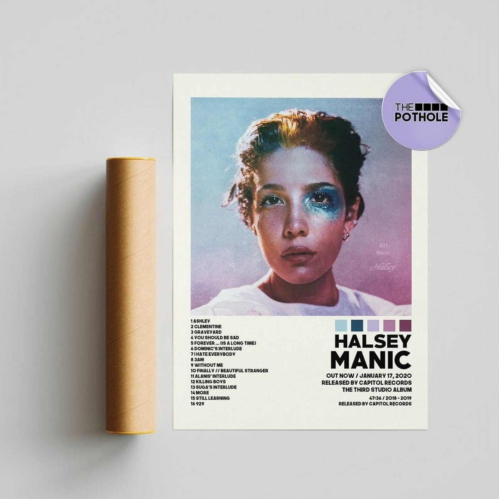POSTER Halsey Manic / Halsey Posters / Manic Poster / Album Cover ...