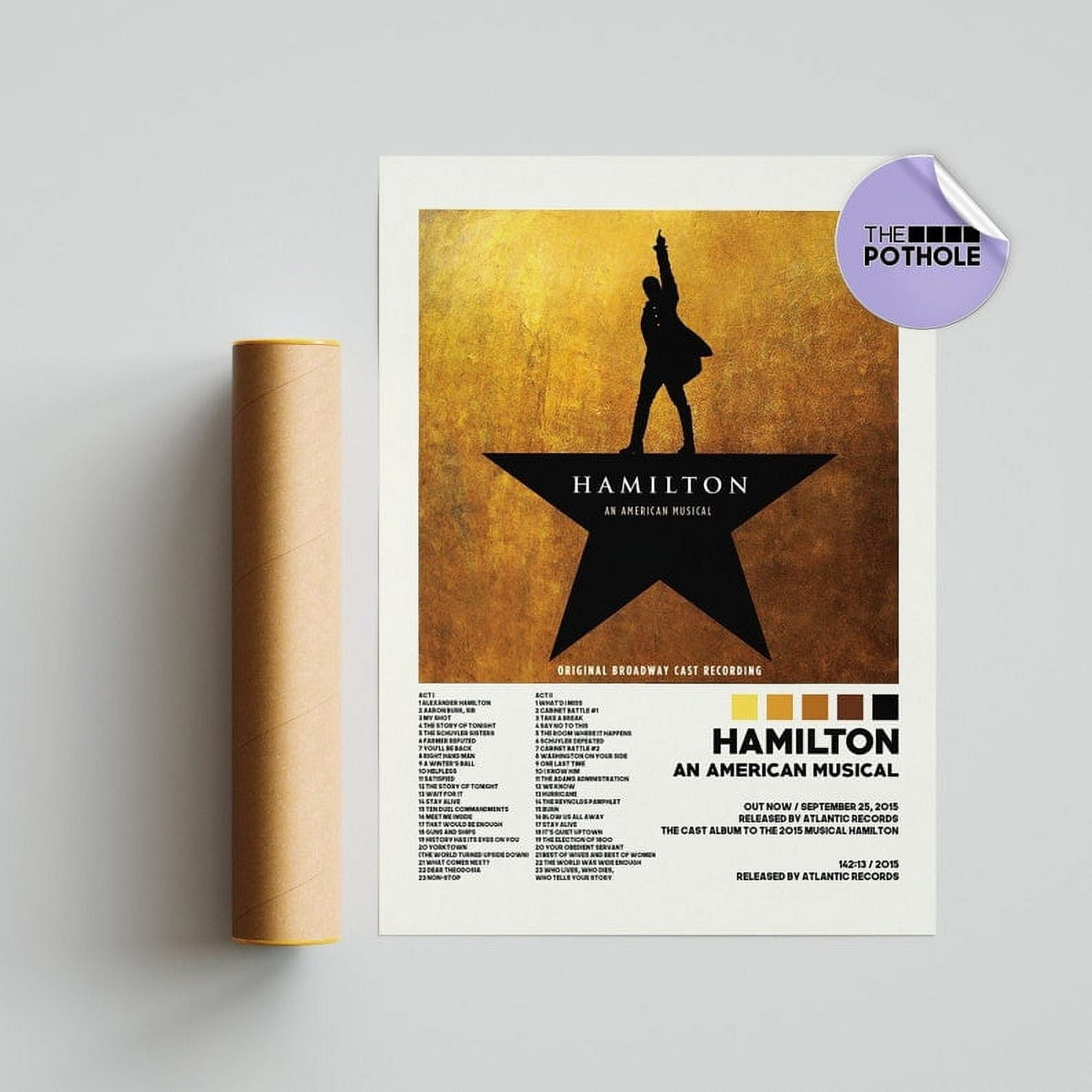 POSTER Hamilton An American Musical Poster / Album Cover Poster, Print ...