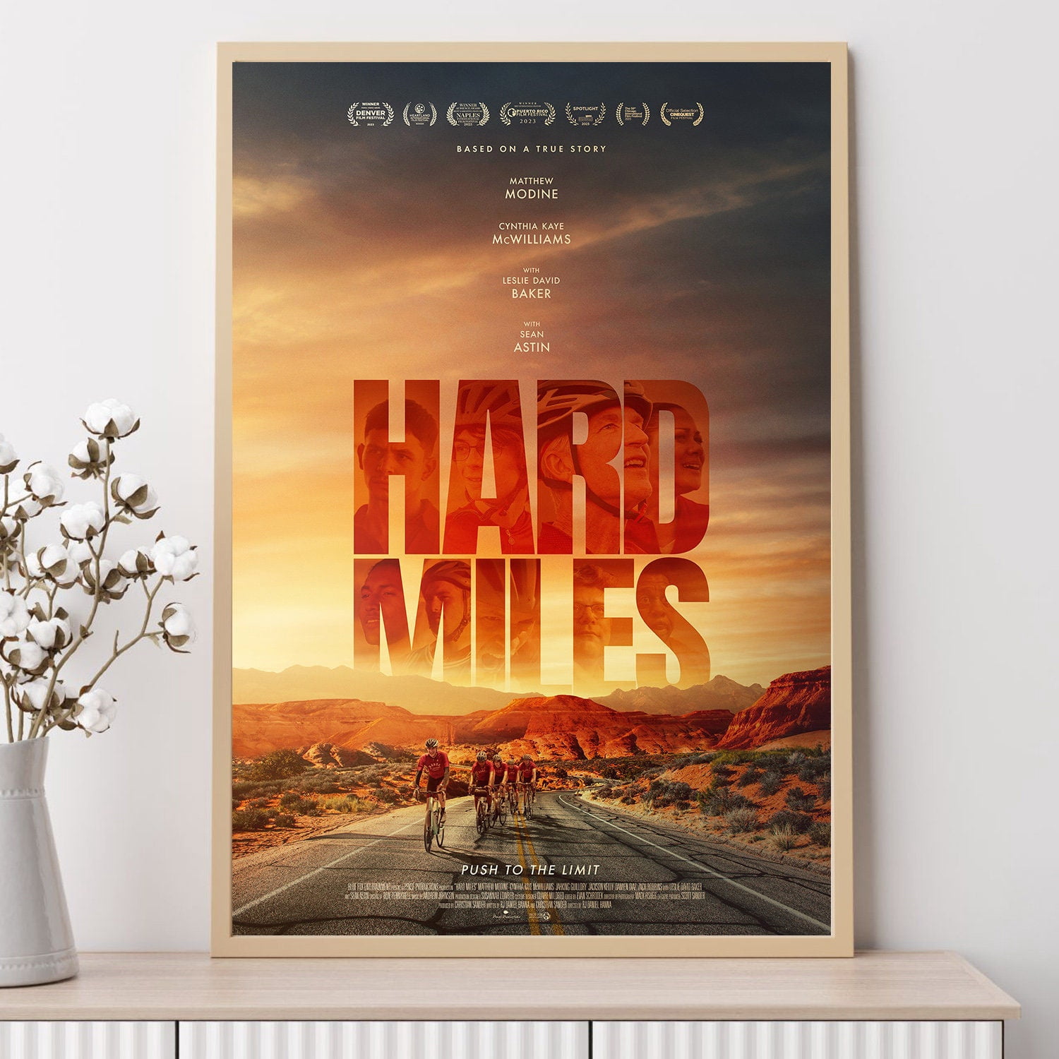 POSTER Hard Miles (2024)--Movie Poster, Art Prints, Home Decor,Wall Art ...