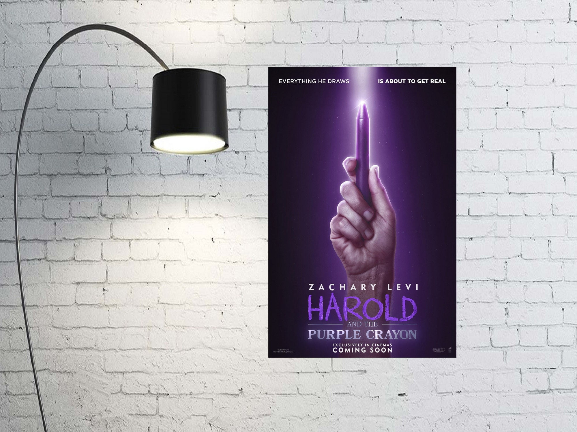 POSTER Harold and the Purple Crayon Movie Poster 2023 Film - Room Decor ...