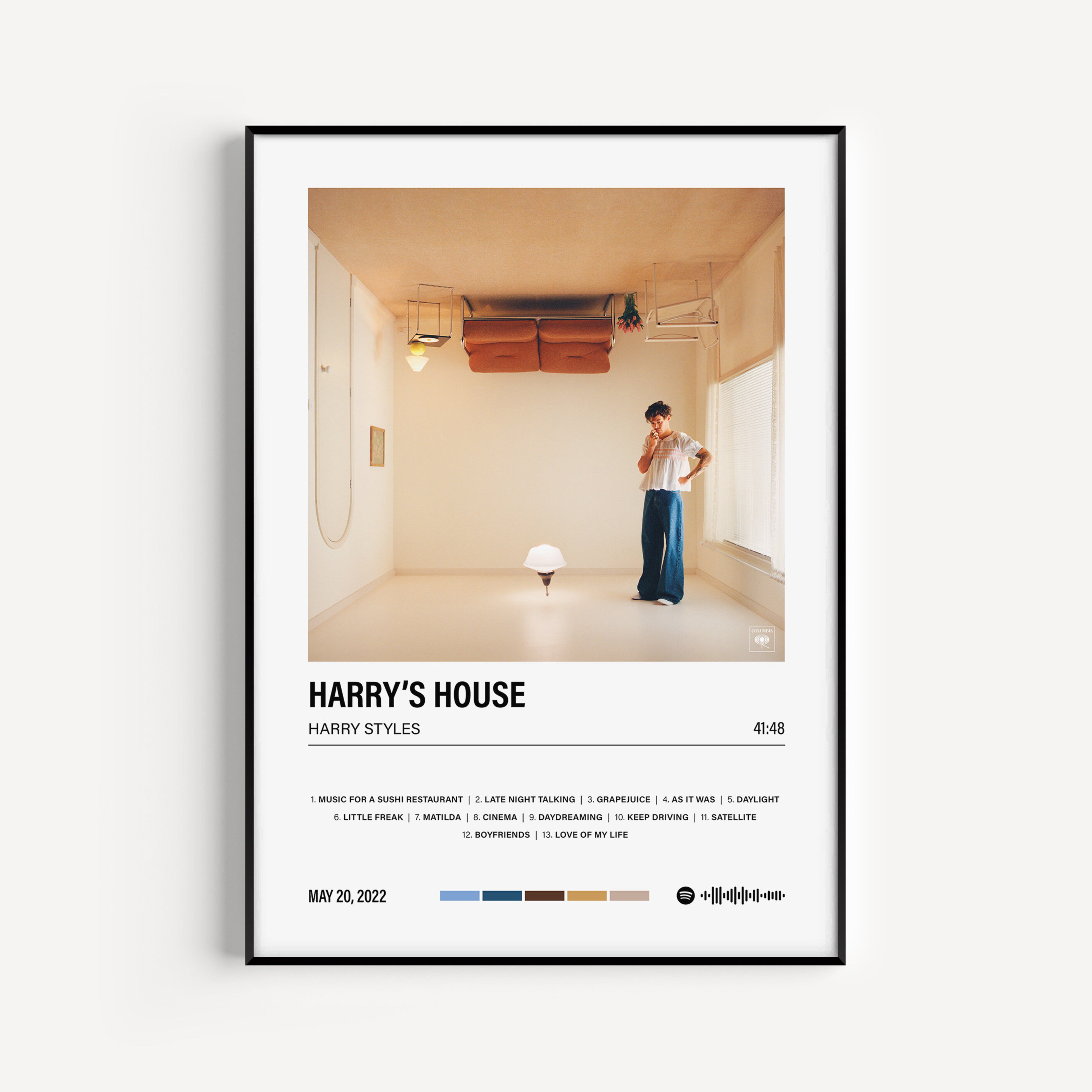 POSTER Harry Styles | Harry's House | Harry's House Tracklist | Harry Styles Album | Album Cover ...