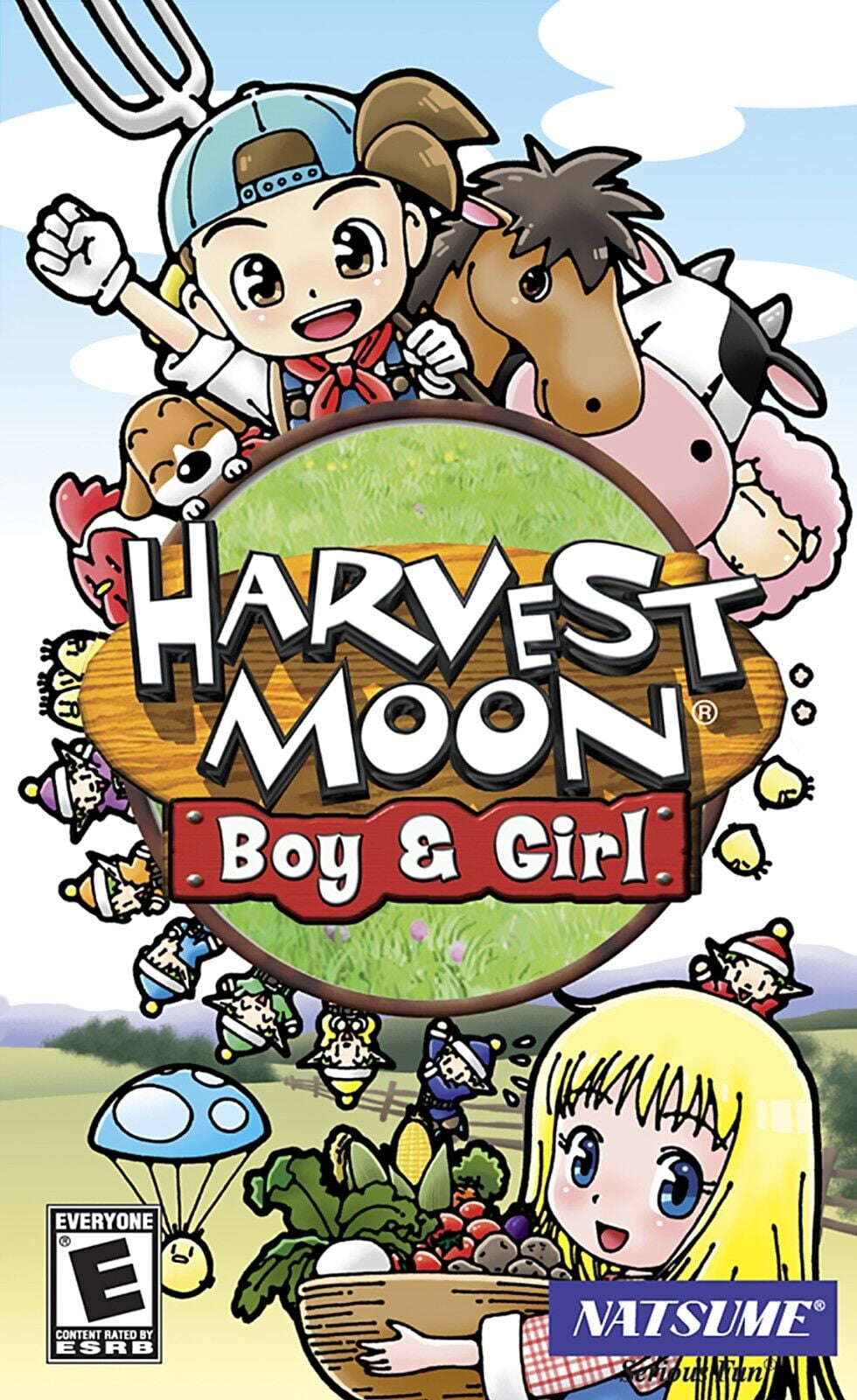 POSTER Harvest Moon Boy & Girl Sony PSP BOX ART Glossy POSTER Unframed ...