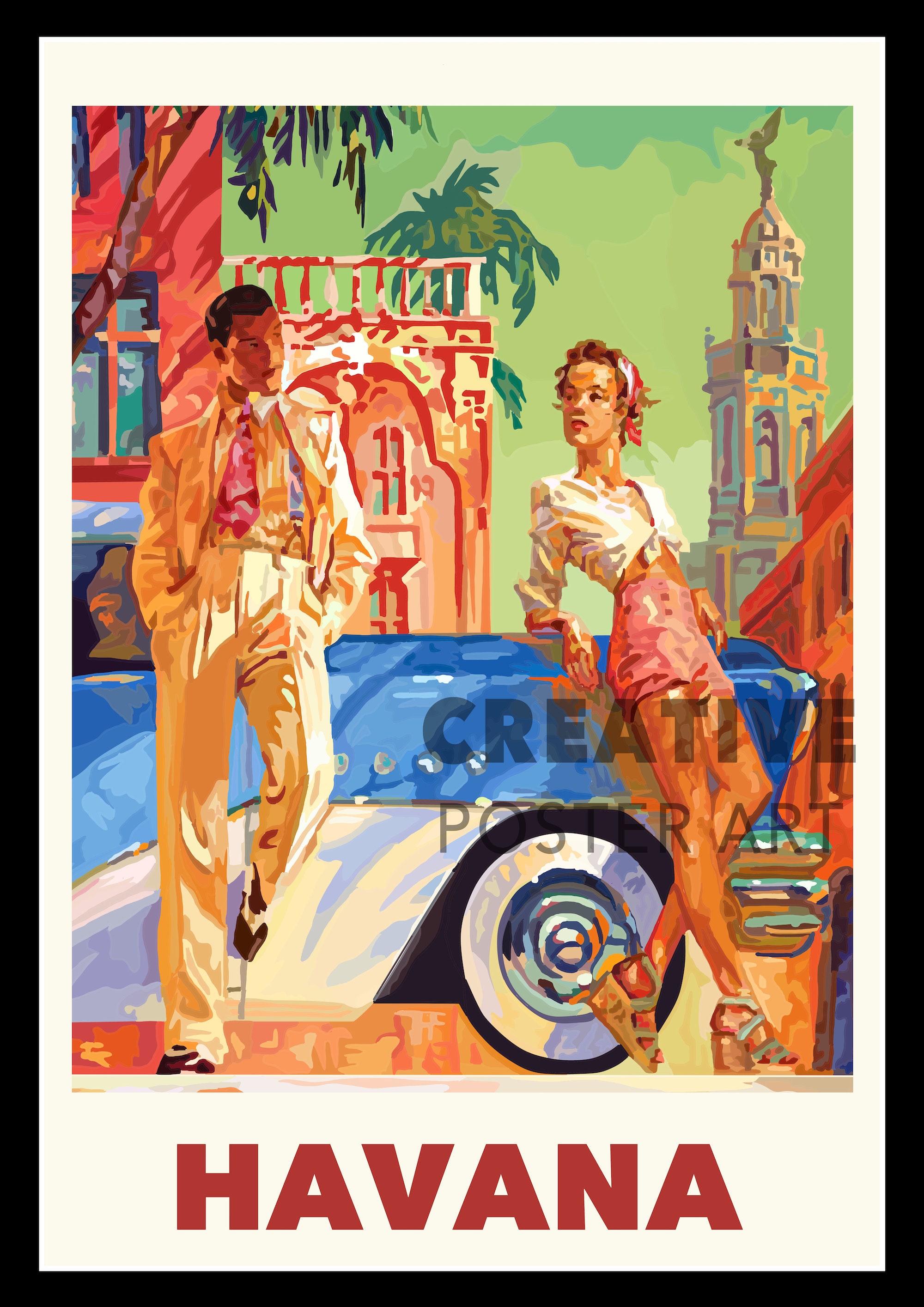 POSTER Havana Poster, Cuba Wall Art, Home Decor, Gift Idea, Havana ...