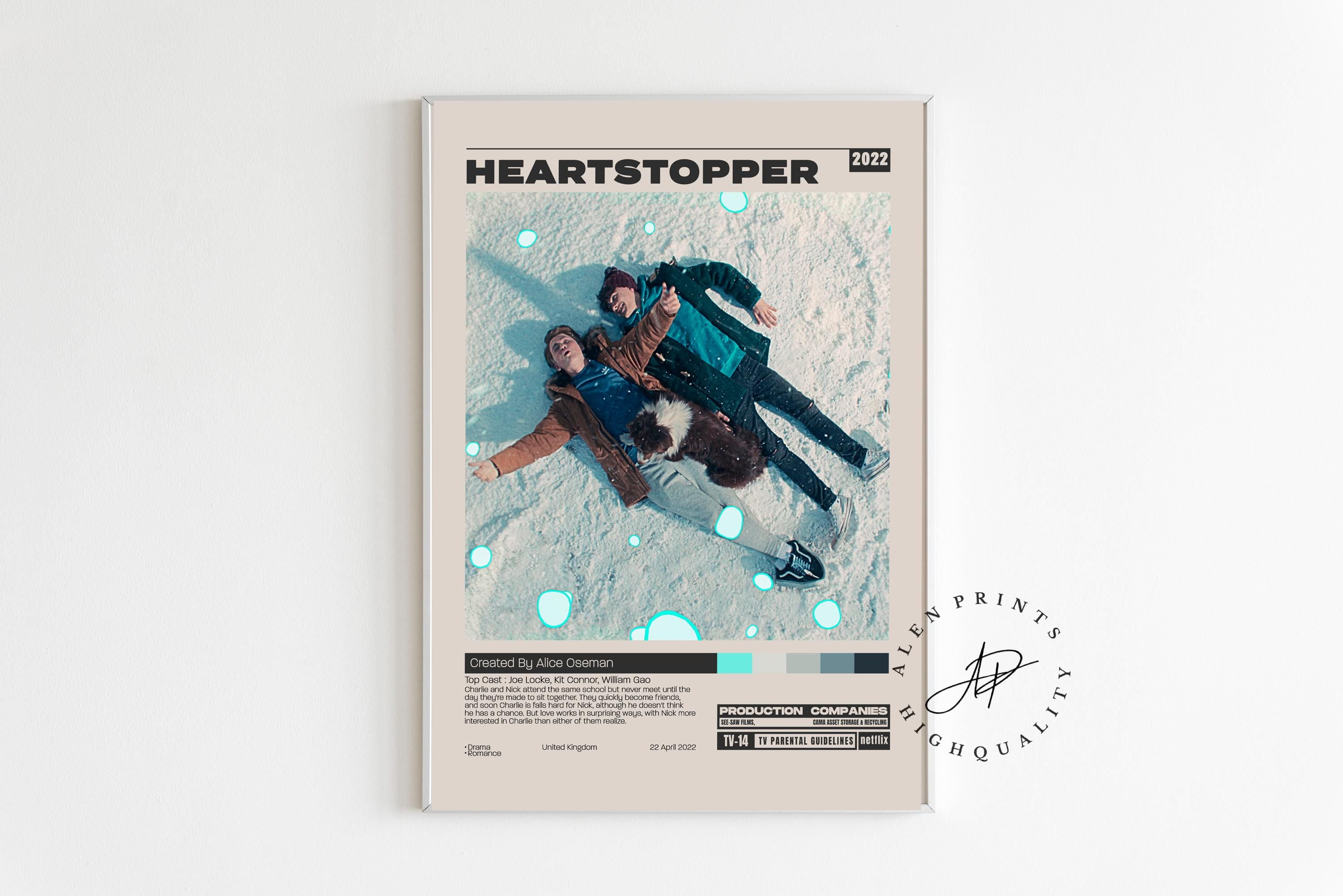 POSTER Heartstopper Poster, Alice Oseman, Minimalist Tv Series, Vintage ...