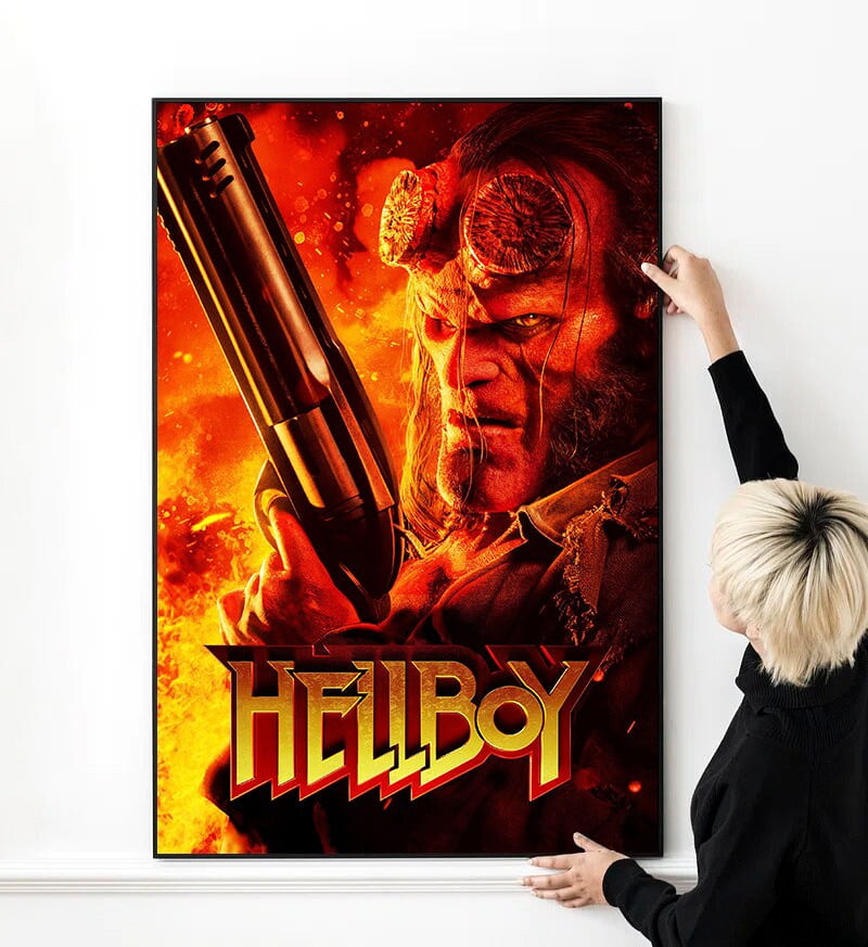 POSTER Hellboy Artwork Movie Poster High Quality Print Photo Wall Art ...