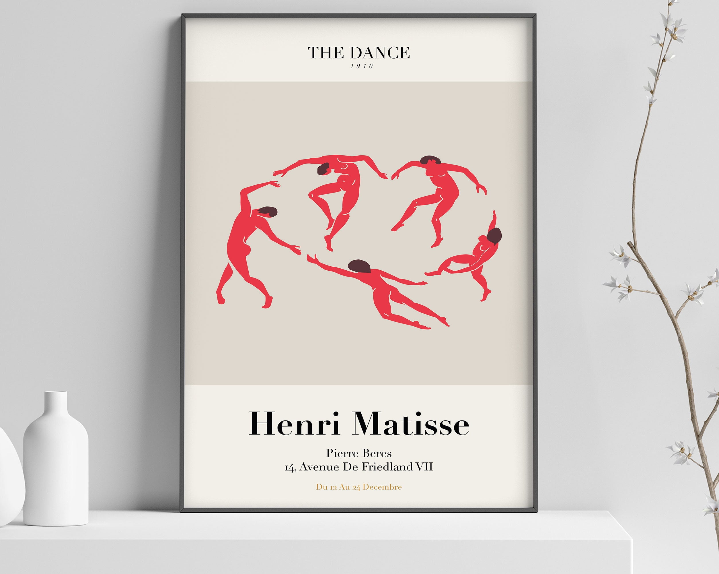 POSTER Henri Matisse Exhibition Poster - The Dance - Dancer Figures ...