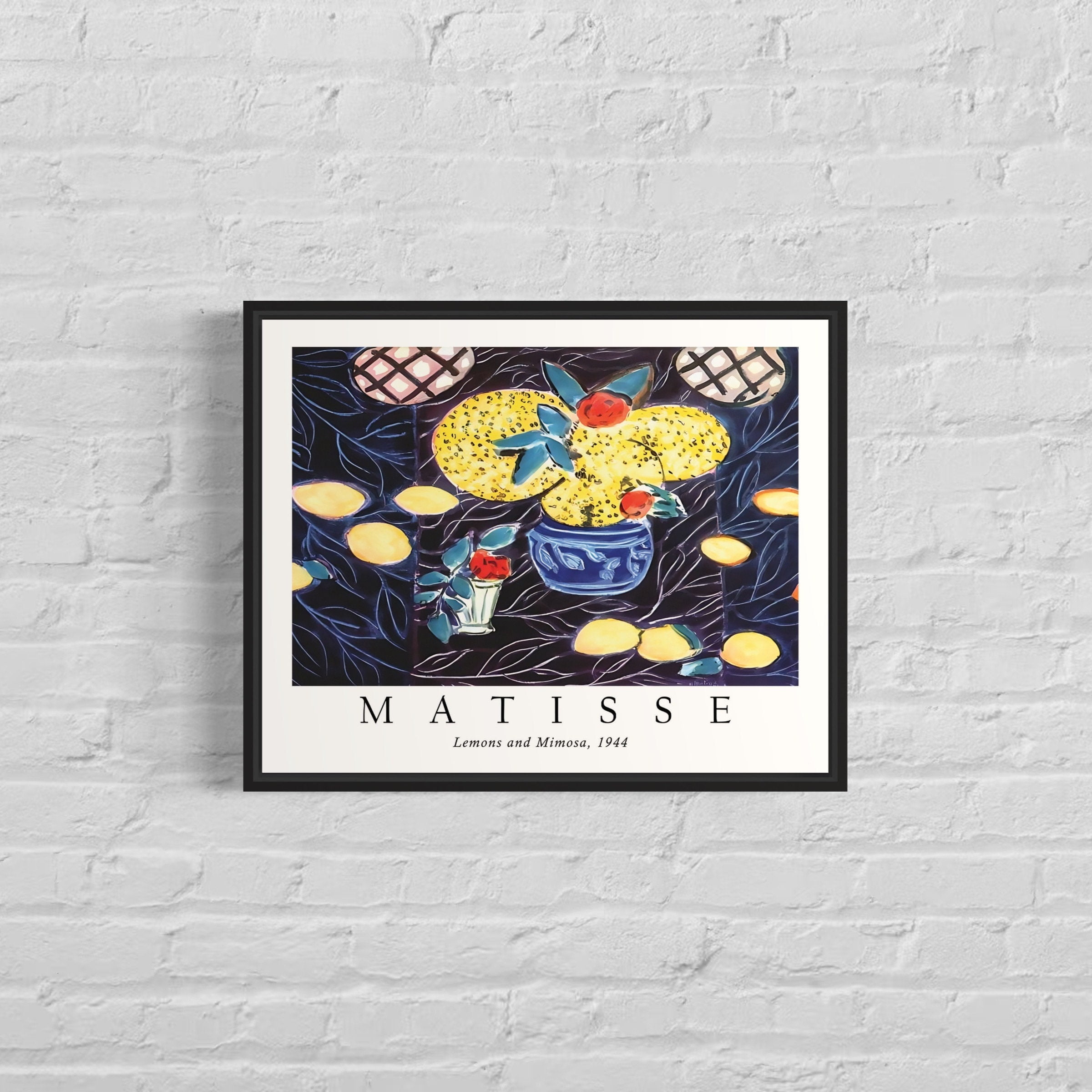 Poster Henri Matisse - Lemons and Mimosa, 1944 - Vintage Gallery Wall ...