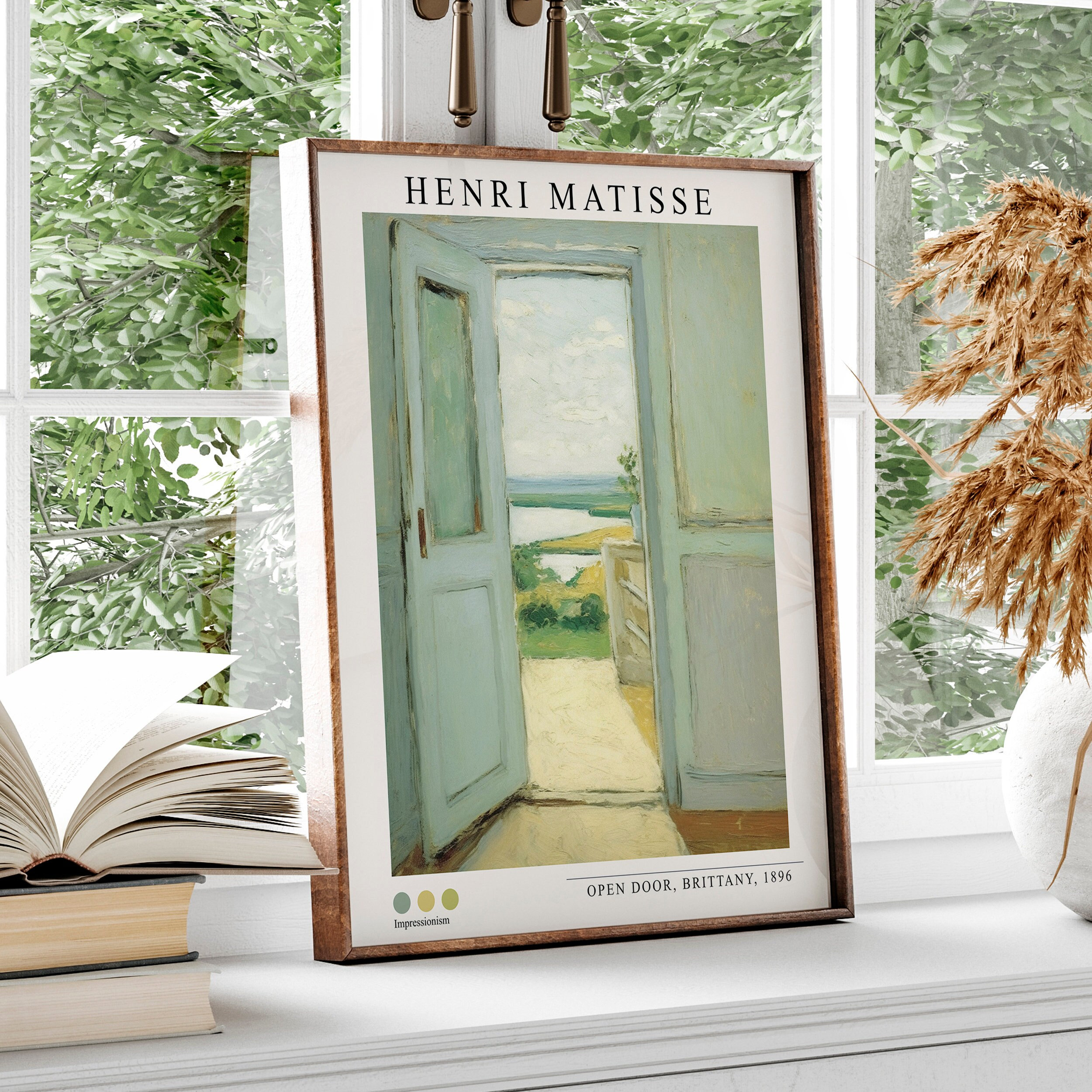 POSTER Henri Matisse Print, Open Door Painting, Art Posters, Henri ...