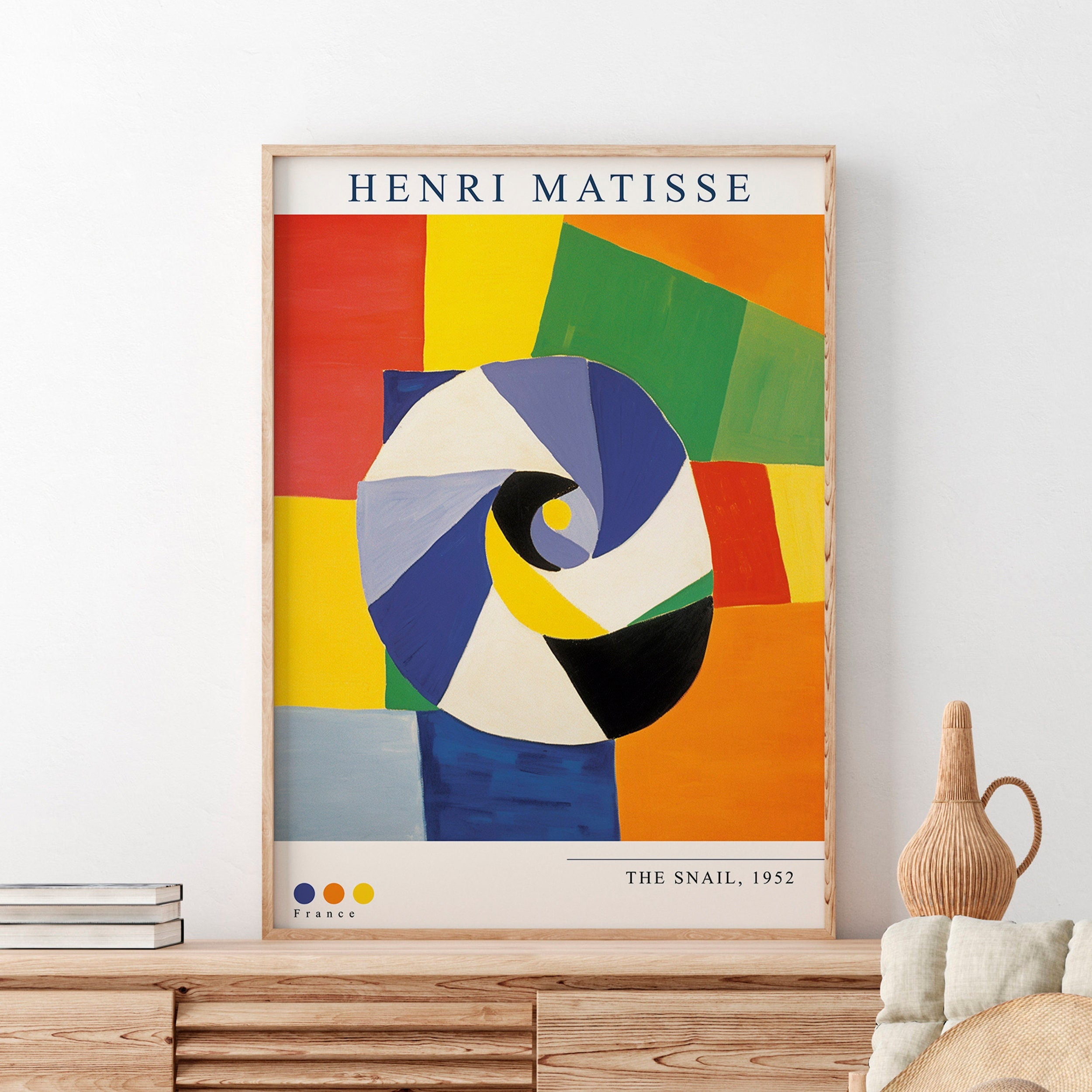 POSTER Henri Matisse Print, The Snail Painting, Printable Wall Art ...
