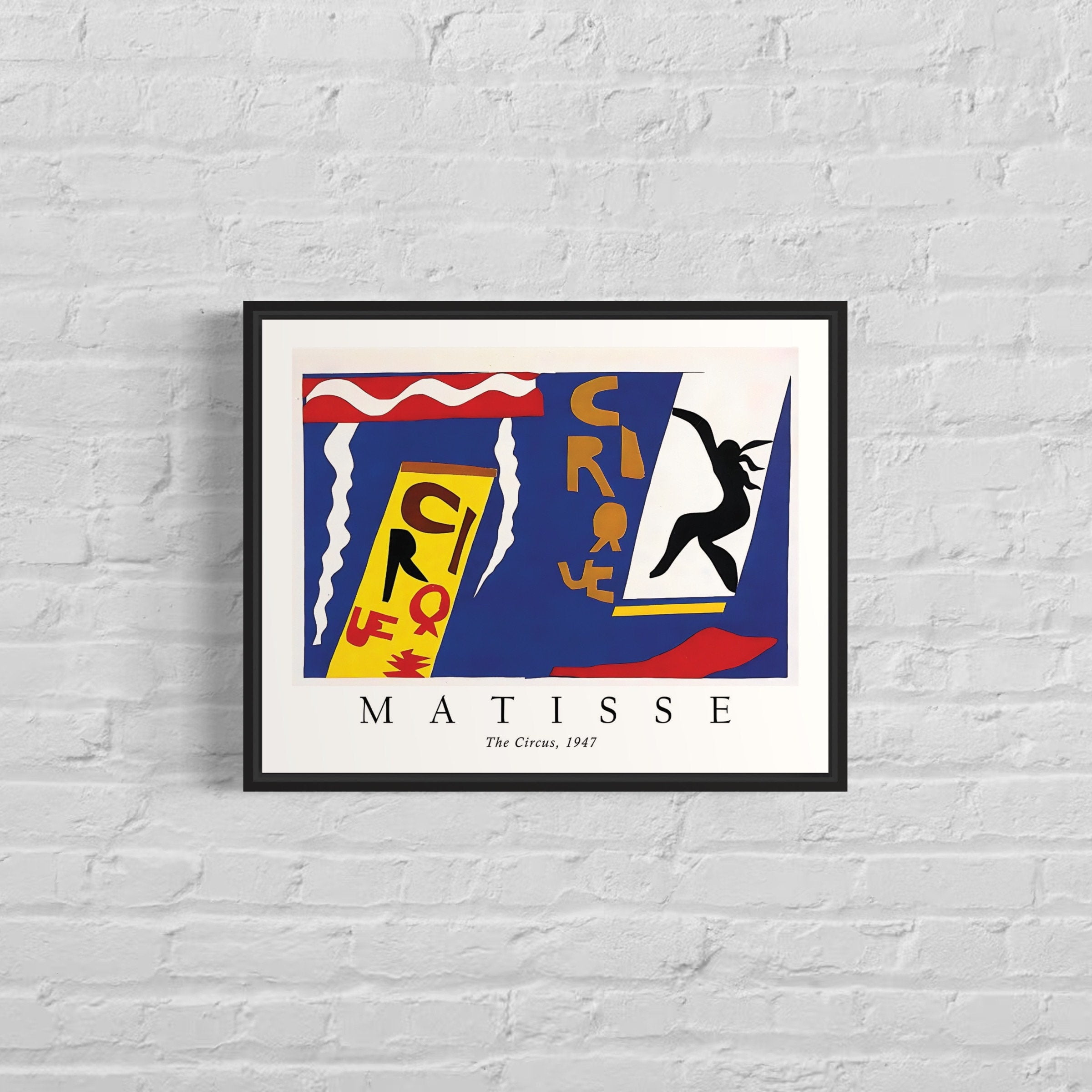 POSTER Henri Matisse - The Circus, 1947 - Vintage Gallery Wall Art ...