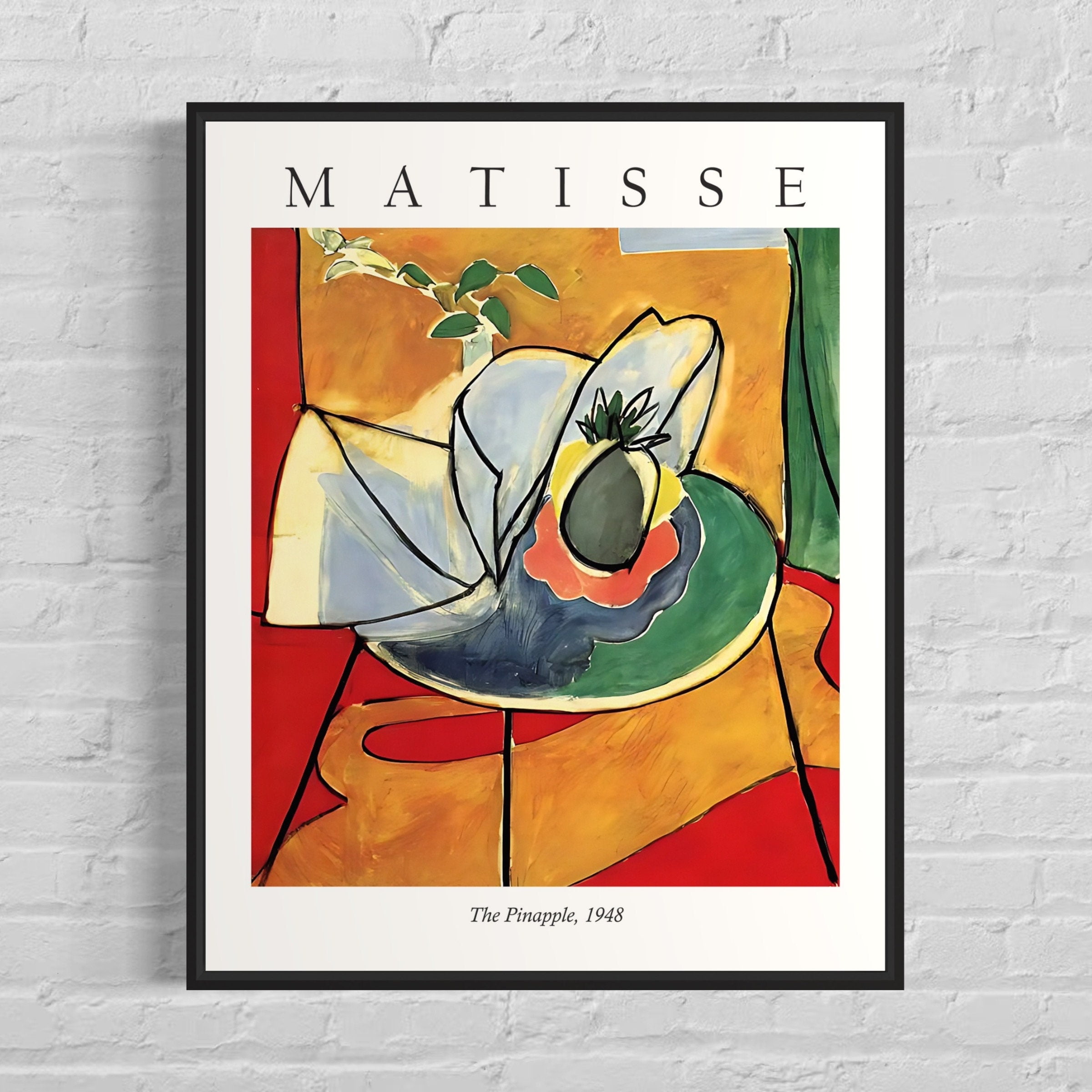 Poster Henri Matisse - The Pinapple, 1948 - Vintage Gallery Wall Art ...