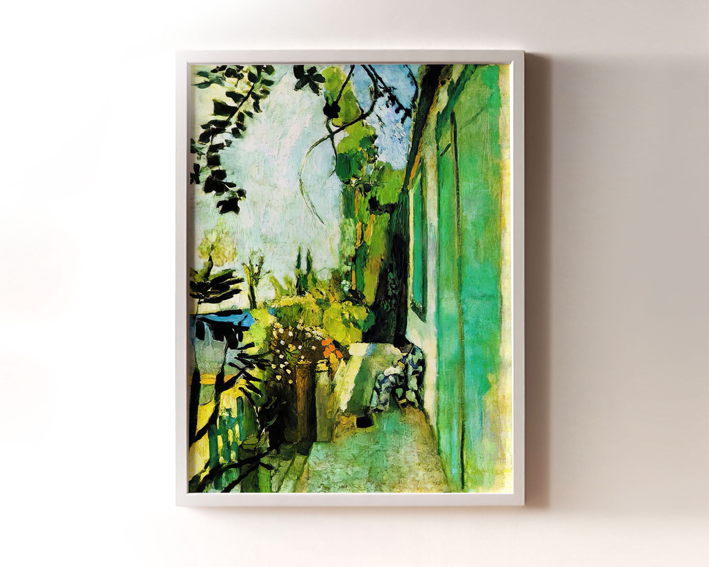 Poster Henri Matisse | The Terrace, St. Tropez-UNFRAMED - Walmart.com