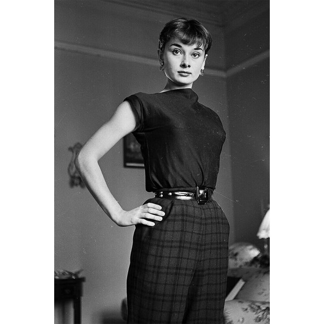 POSTER Hepburn Audrey Actor Philanthropist Model Print Wall Art Home ...