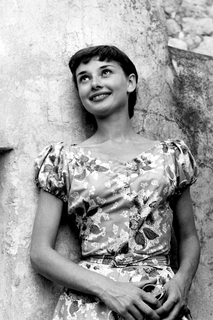 POSTER Hepburn Audrey Actor Philanthropist Model Print Wall Art Home ...