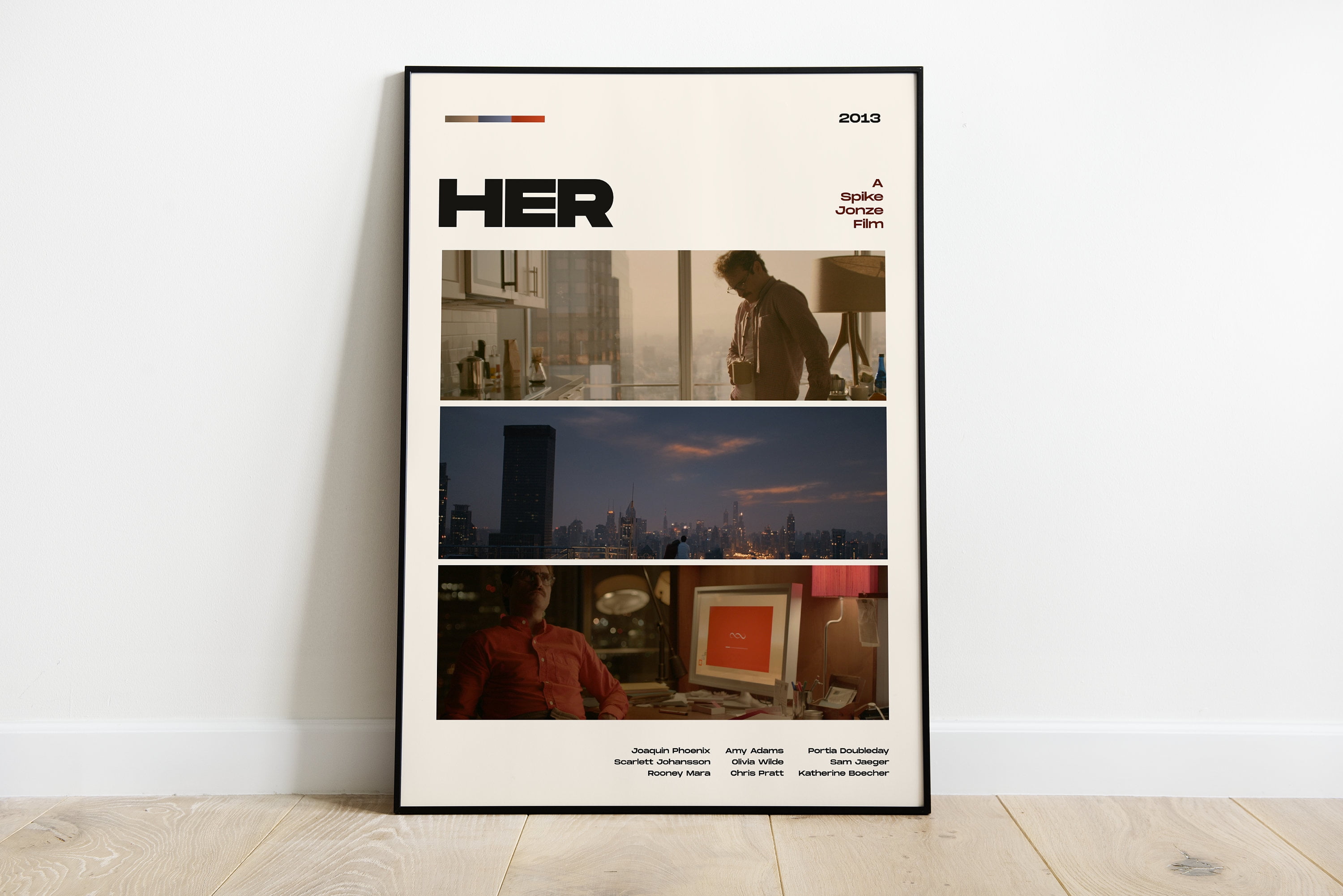 POSTER Her Movie Poster, Modern Movie Poster Print, Her Poster Wall ...