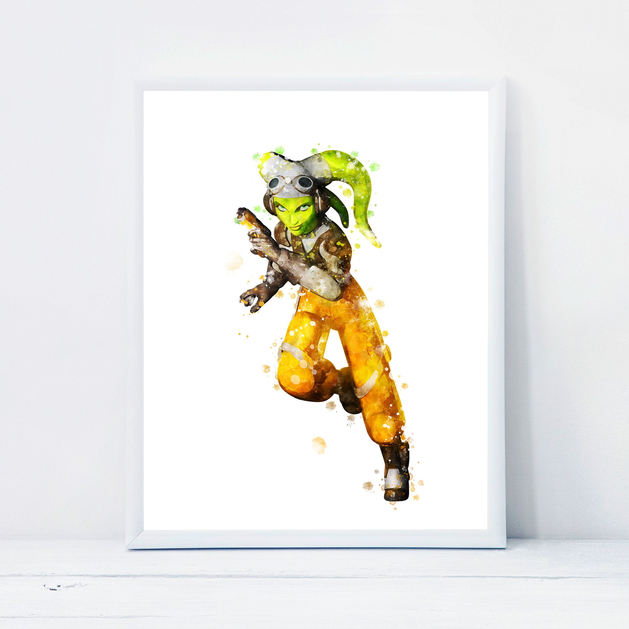 POSTER Hera Syndulla Printable Star Wars Hera Syndulla Art Print Star ...