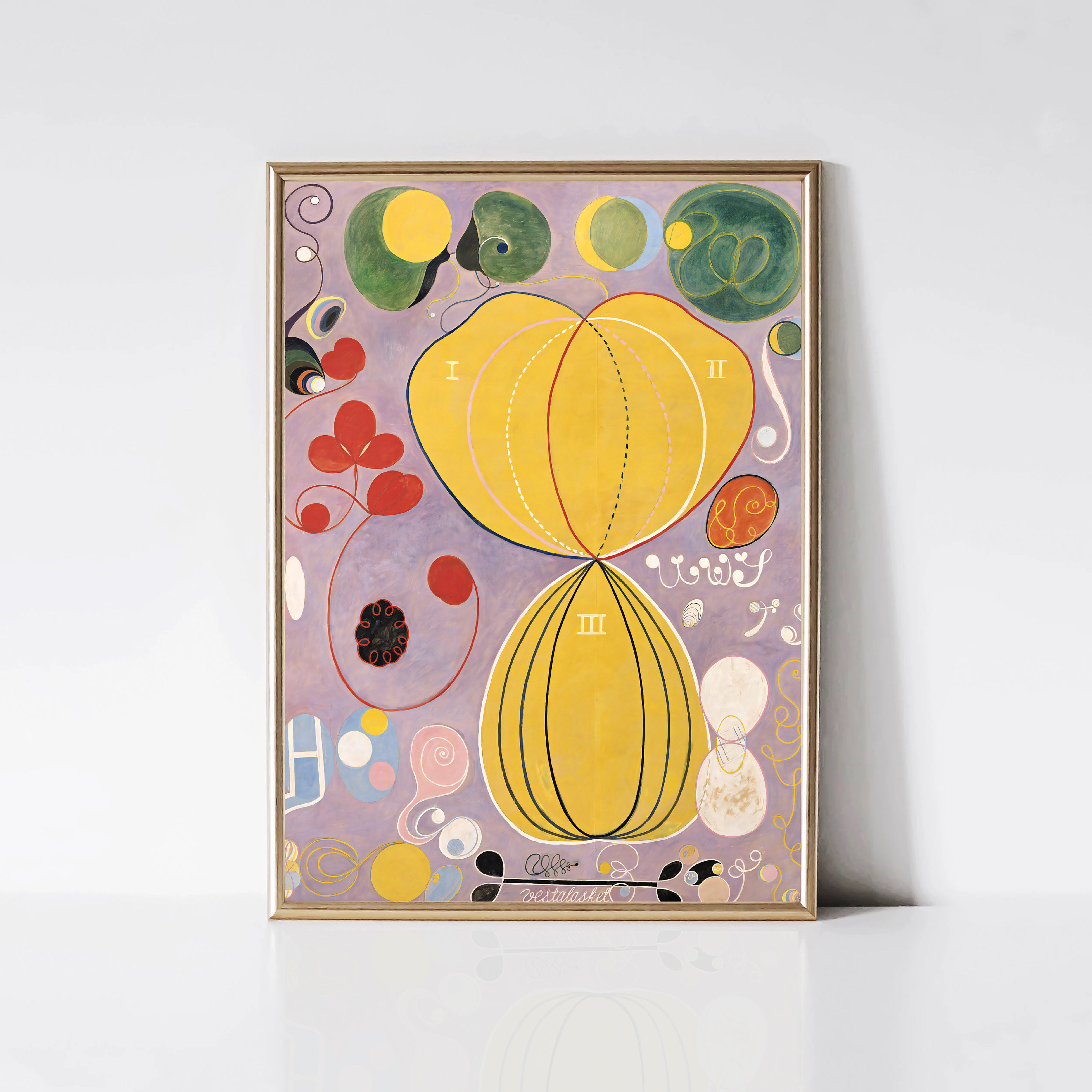 POSTER Hilma af Klint, Adulthood | Modern Painting | Geometric Print ...